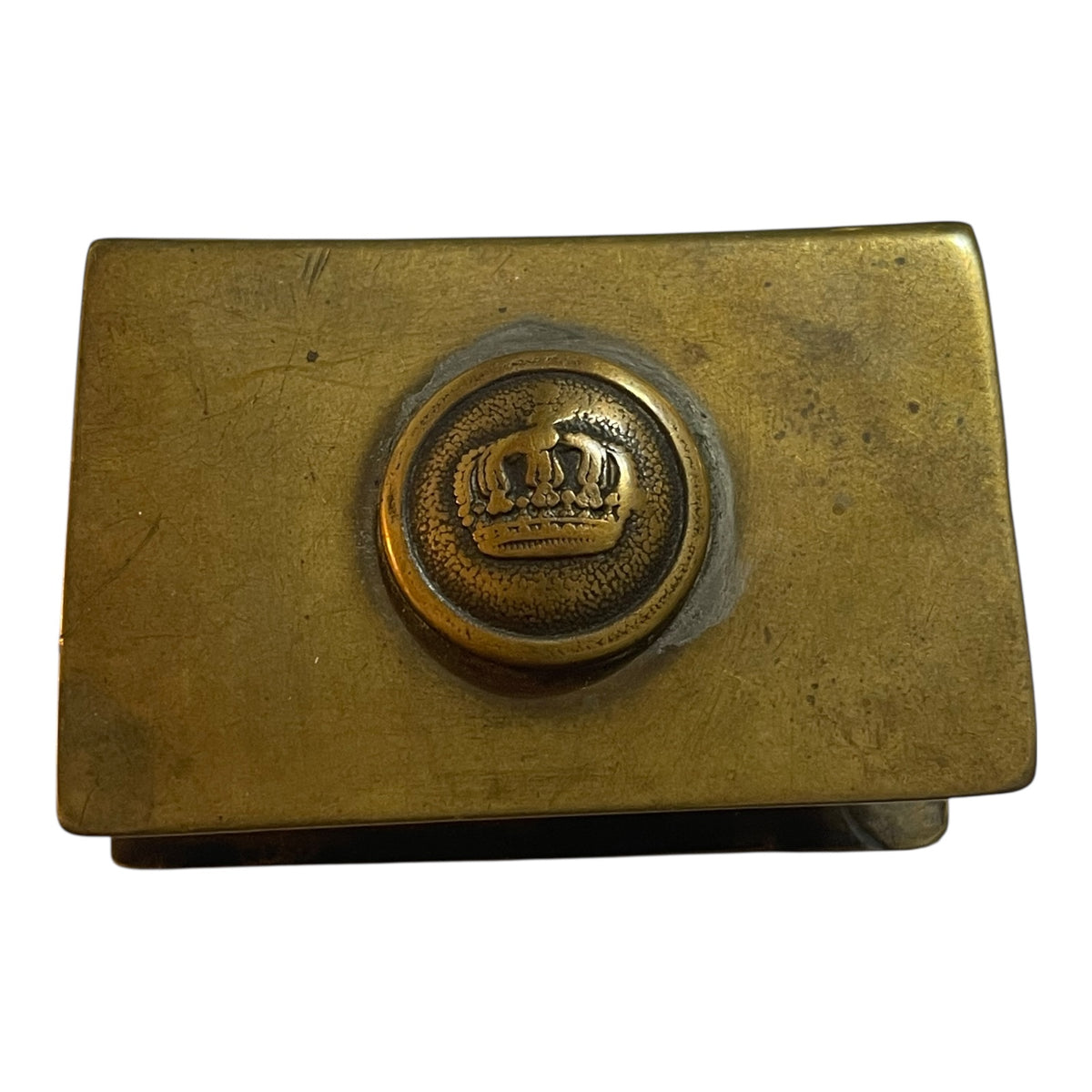 WW1 era, Brass match safe with German WW1 Uniform Button – Marway ...