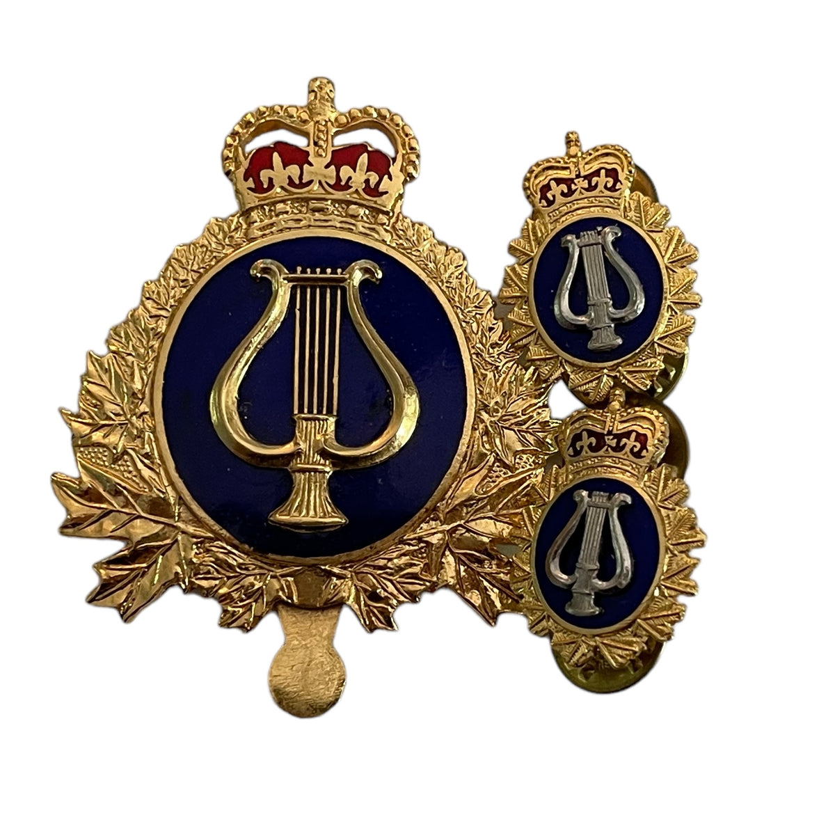 CANADIAN FORCES, BAND BRANCH CAP AND COLLAR BADGE SET – Marway ...