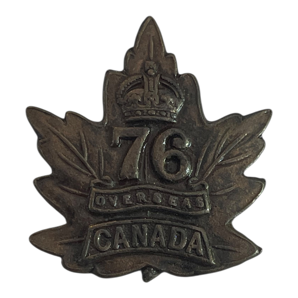 WW1 CEF 76th Battalion Collar Badge – Marway Militaria Inc & Winnipeg ...