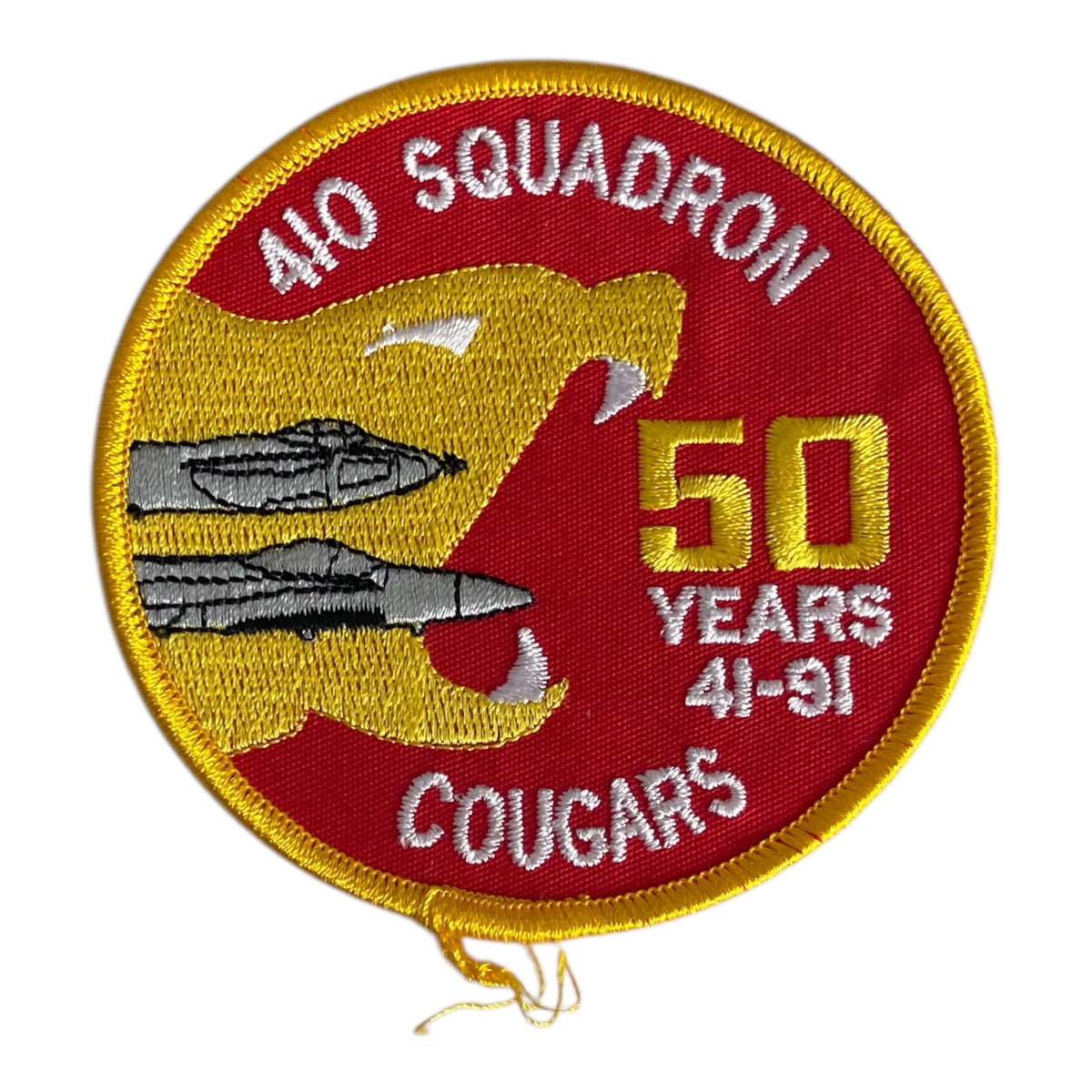 RCAF / CAF 410 SQUADRON 50TH ANNIVERSARY FLIGHT SUIT JACKET CREST / PA ...