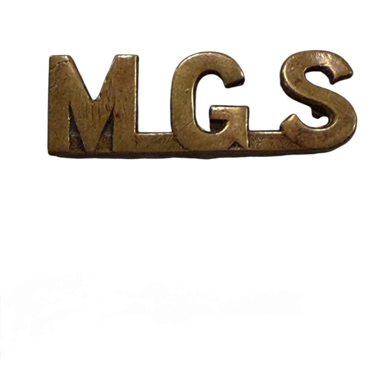 British MGS Machine Gun Section Shoulder Title Badge – Marway Militaria ...