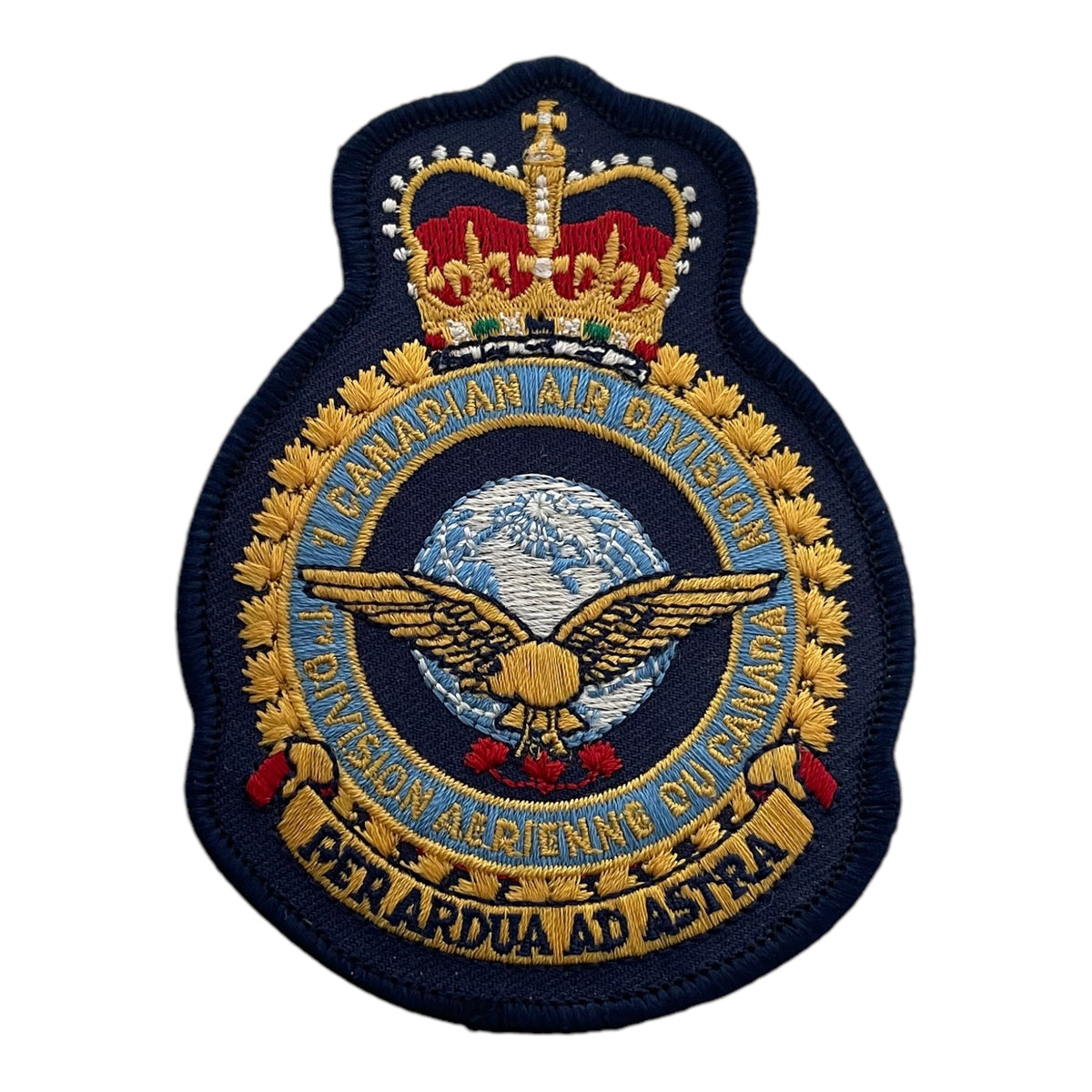 RCAF / CAF 1 CANADIAN AIR DIVISION FLIGHT SUIT JACKET CREST / PATCH ...