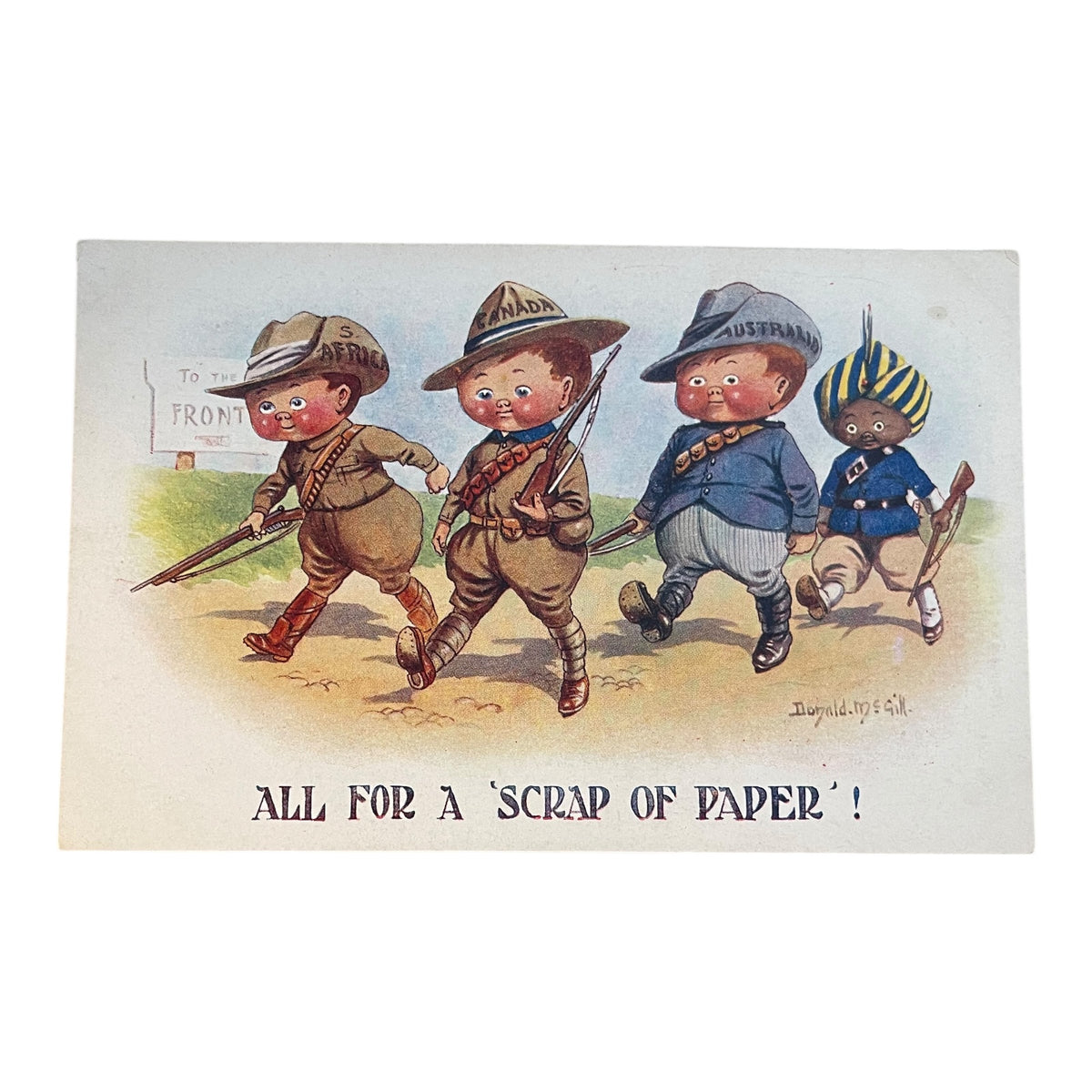 WW1 Patriotic Postcard – Marway Militaria Inc & Winnipeg Army Surplus