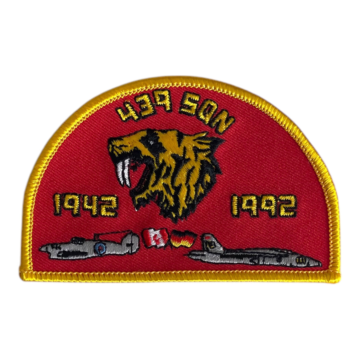 RCAF / CAF 439 SQUADRON 50TH ANNIVERSARY FLIGHT SUIT JACKET CREST / PA ...