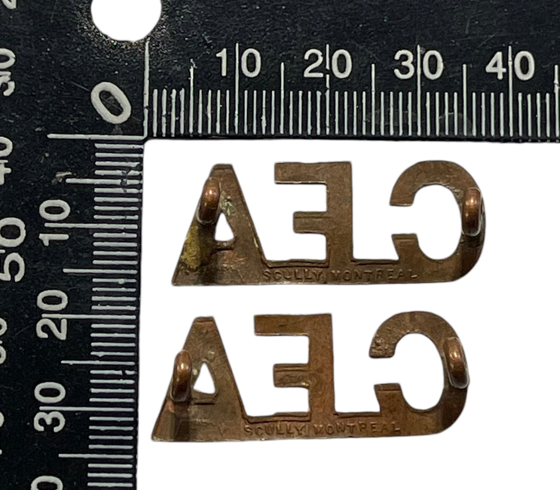 WW1 CEF CFA Shoulder Title Badge Pair – Marway Militaria Inc & Winnipeg ...