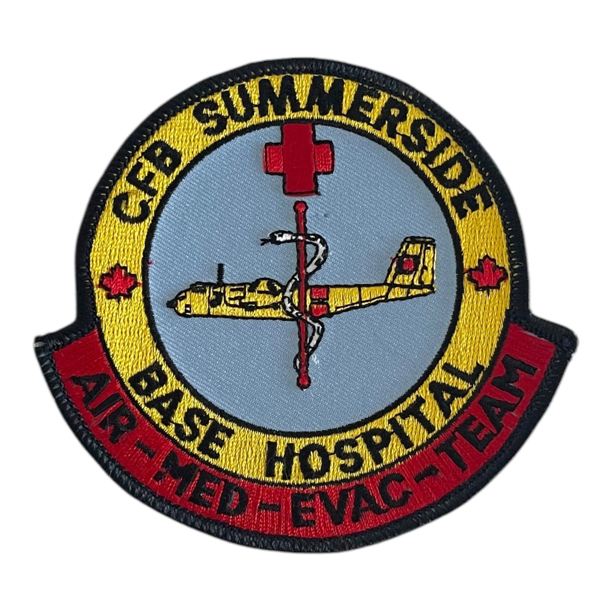 RCAF / CAF CFB SUMMERSIDE BASE HOSPITAL FLIGHT SUIT JACKET CREST / PAT ...