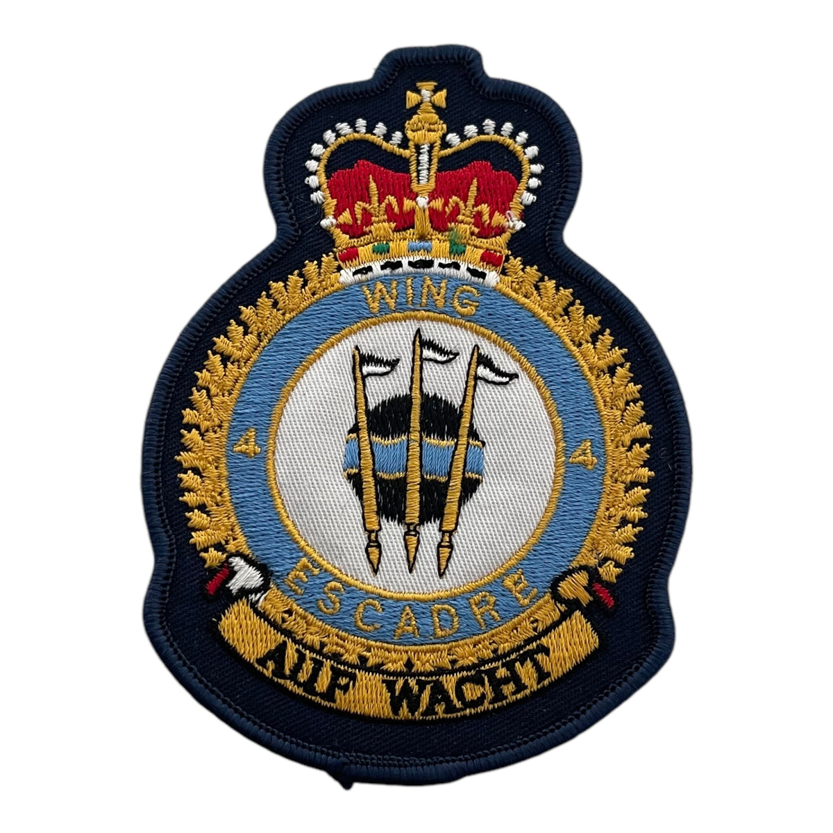 RCAF / CAF 4 WING FLIGHT SUIT JACKET CREST / PATCH – Marway Militaria ...