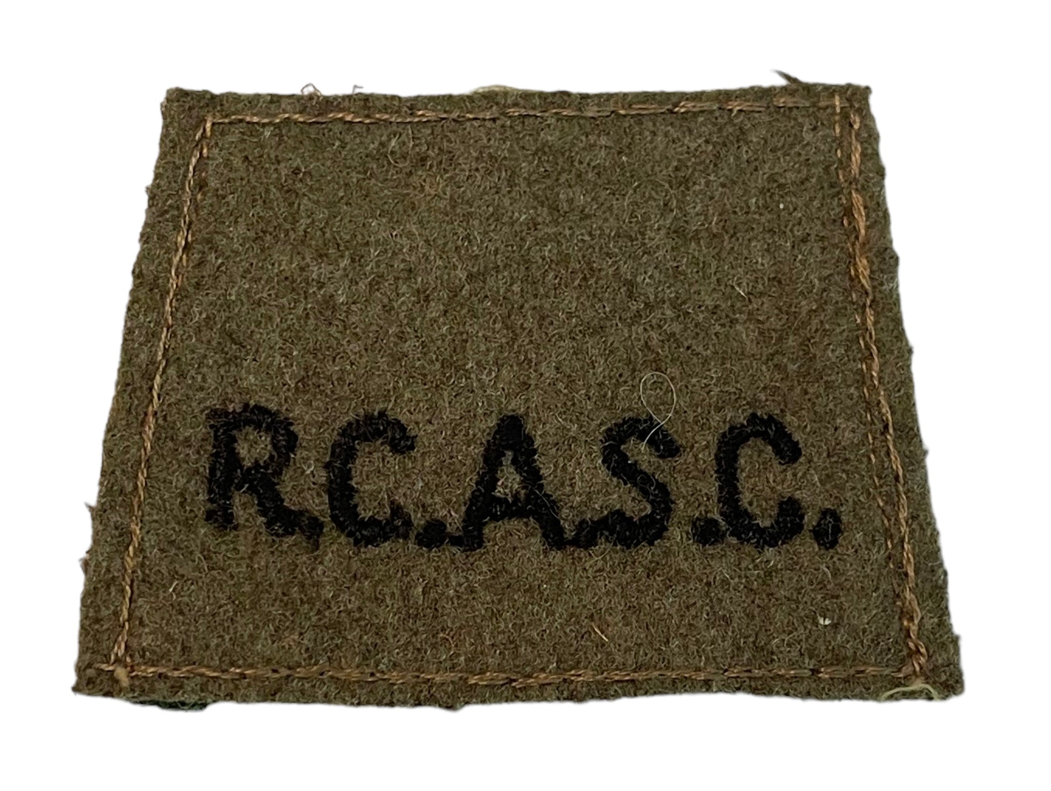 WW2 RCASC Slip on Title – Marway Militaria Inc & Winnipeg Army Surplus
