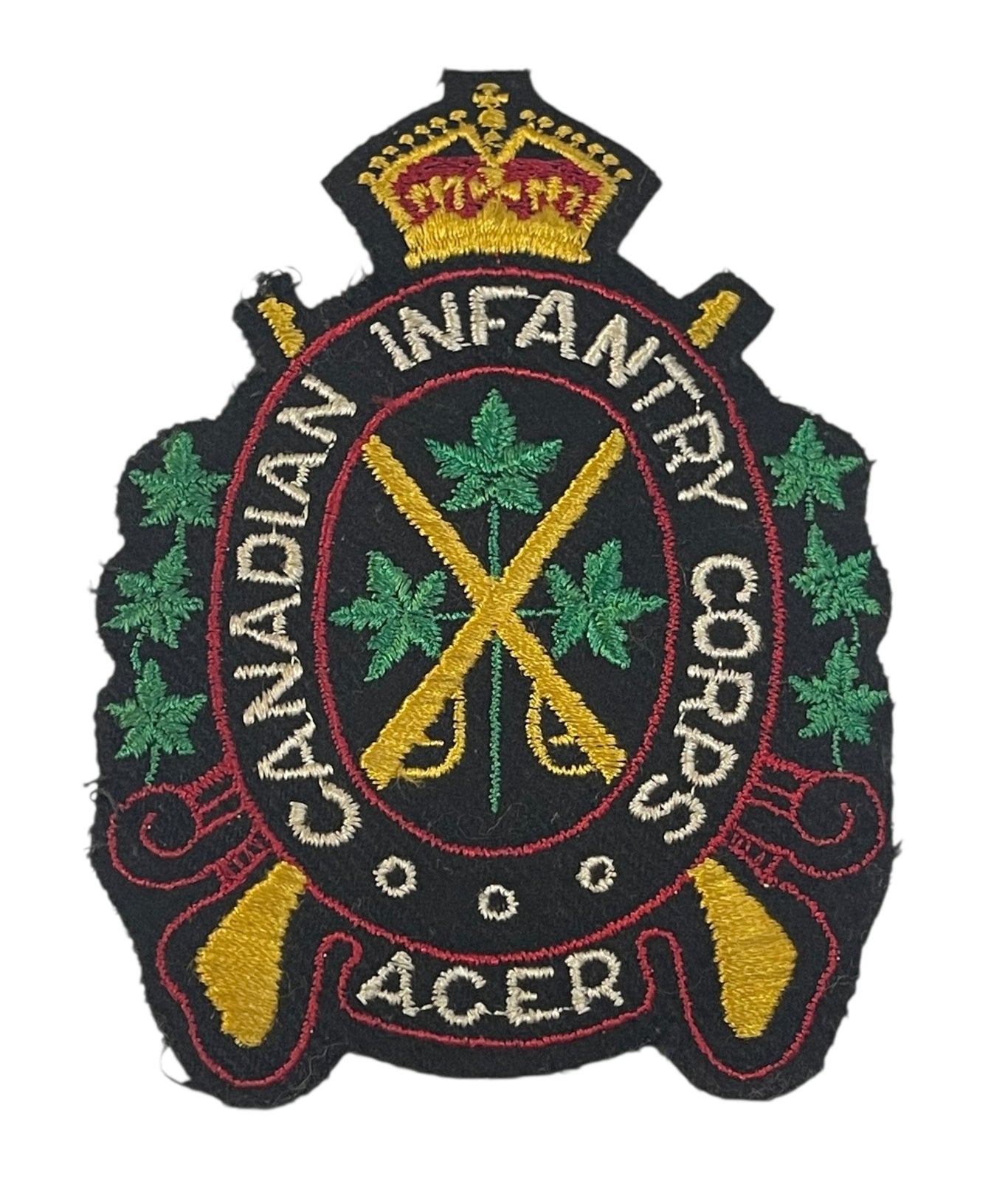 WW2 Canadian Infantry Corps Jacket Crest – Marway Militaria Inc ...