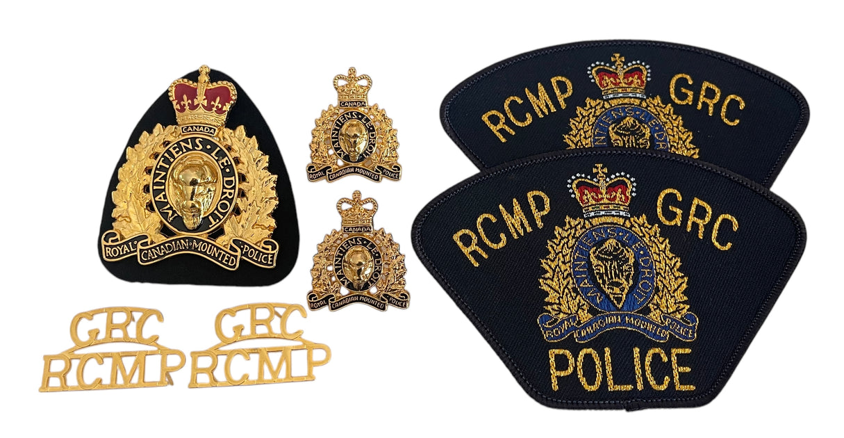 RCMP Badge & Insignia Lot – Marway Militaria Inc & Winnipeg Army Surplus