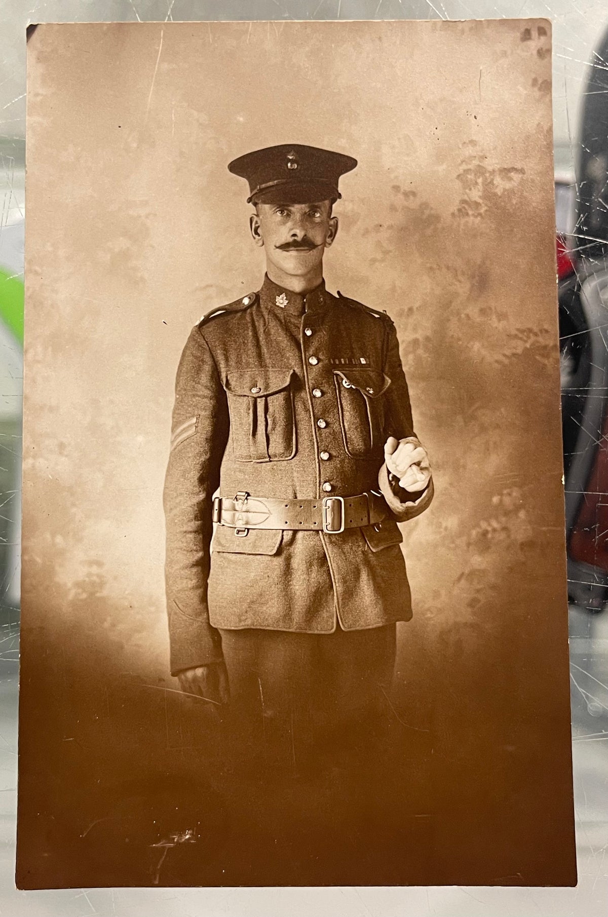 WW1 era Postcard with 100th Battalion Soldier - Winnipeg Grenadiers ...