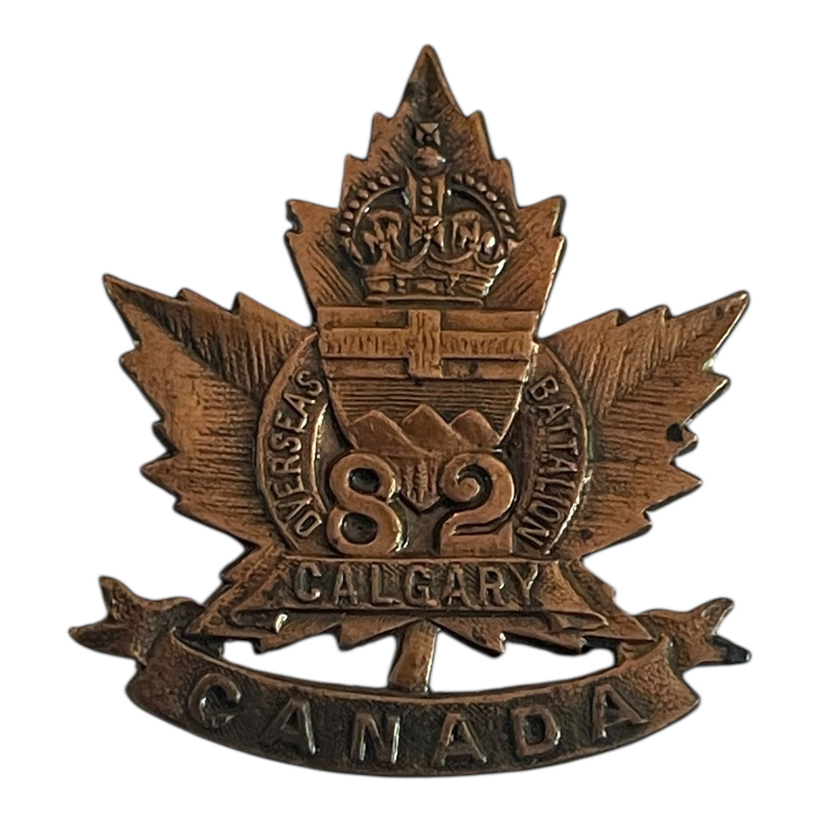 WW1 CEF 82nd Battalion Collar Badge – Marway Militaria Inc & Winnipeg ...