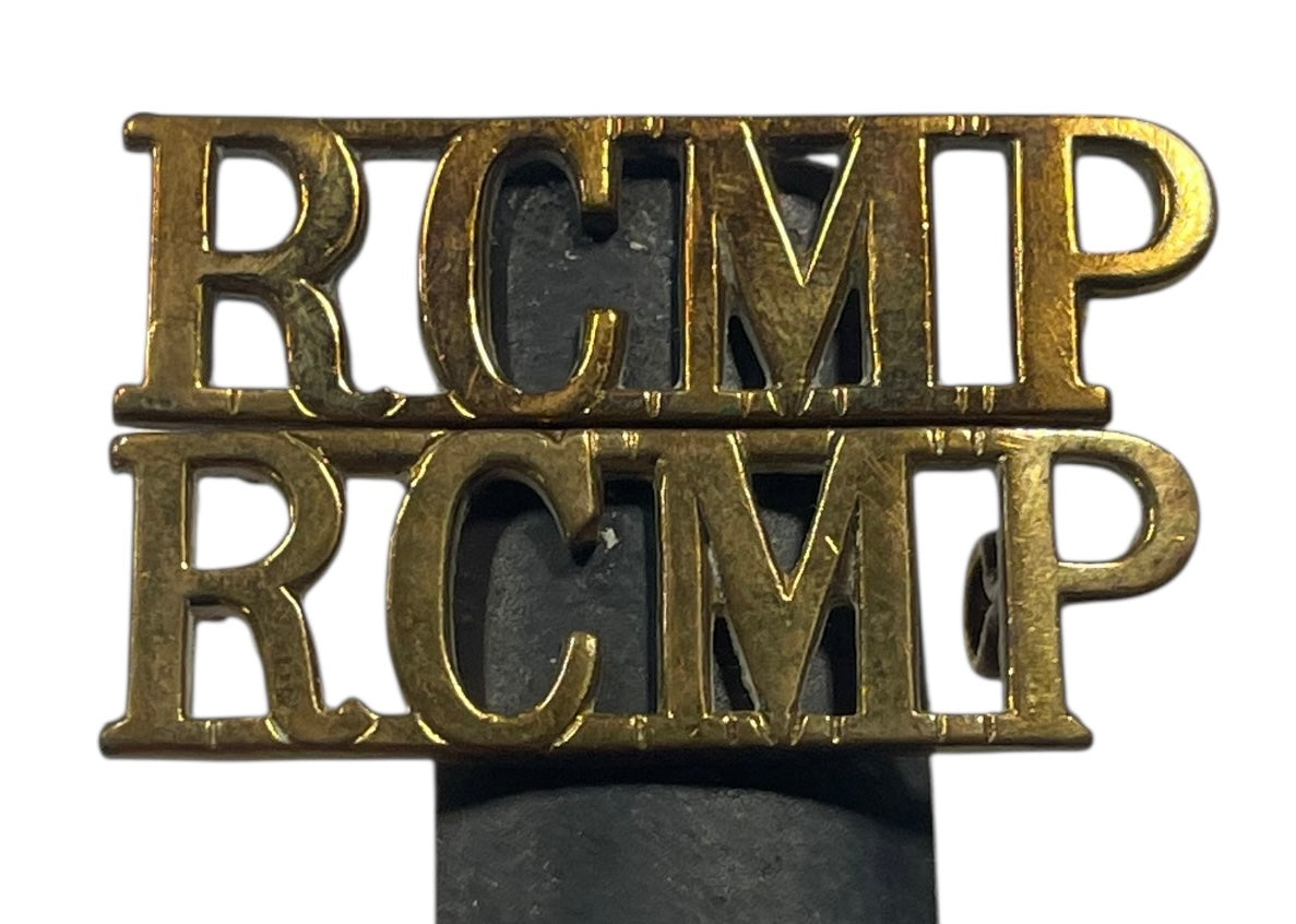 RCMP Shoulder Title Badge Pair – Marway Militaria Inc & Winnipeg Army ...