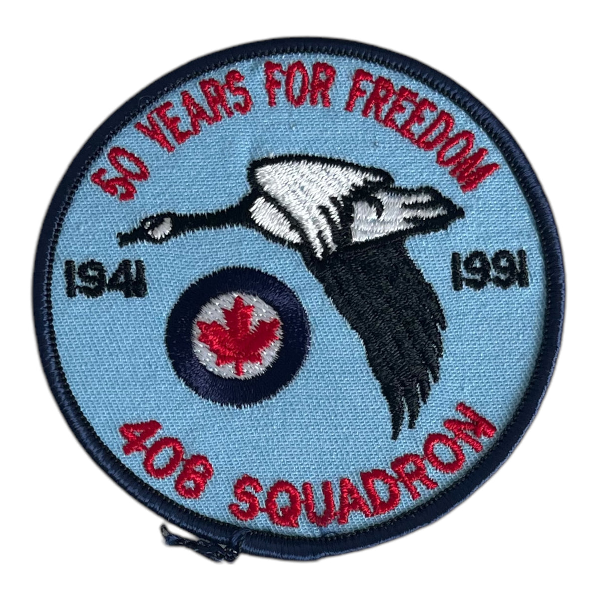 RCAF / CAF 408 SQUADRON 50TH ANNIVERSARY FLIGHT SUIT JACKET CREST / PA ...