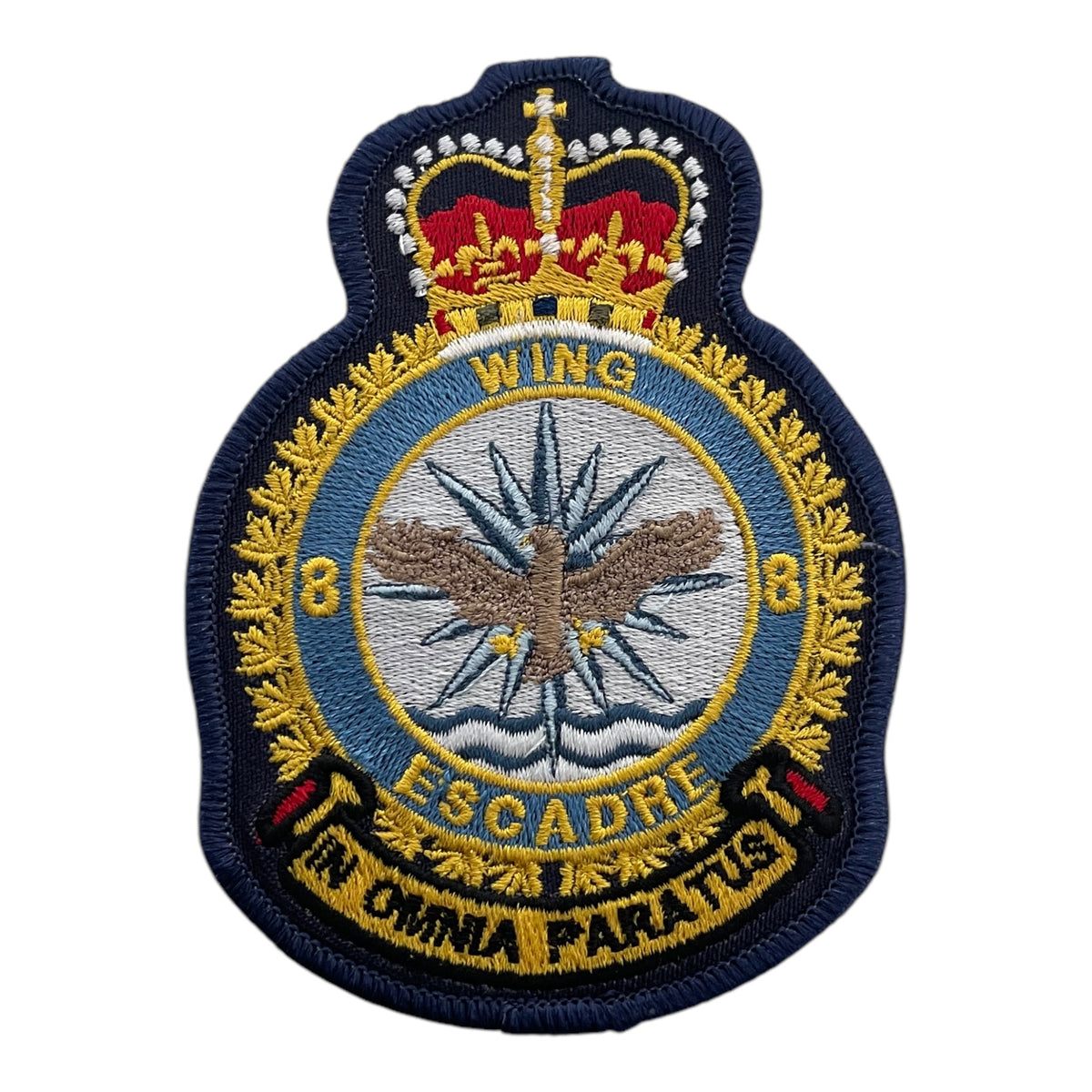 RCAF / CAF 8 WING FLIGHT SUIT JACKET CREST / PATCH – Marway Militaria ...