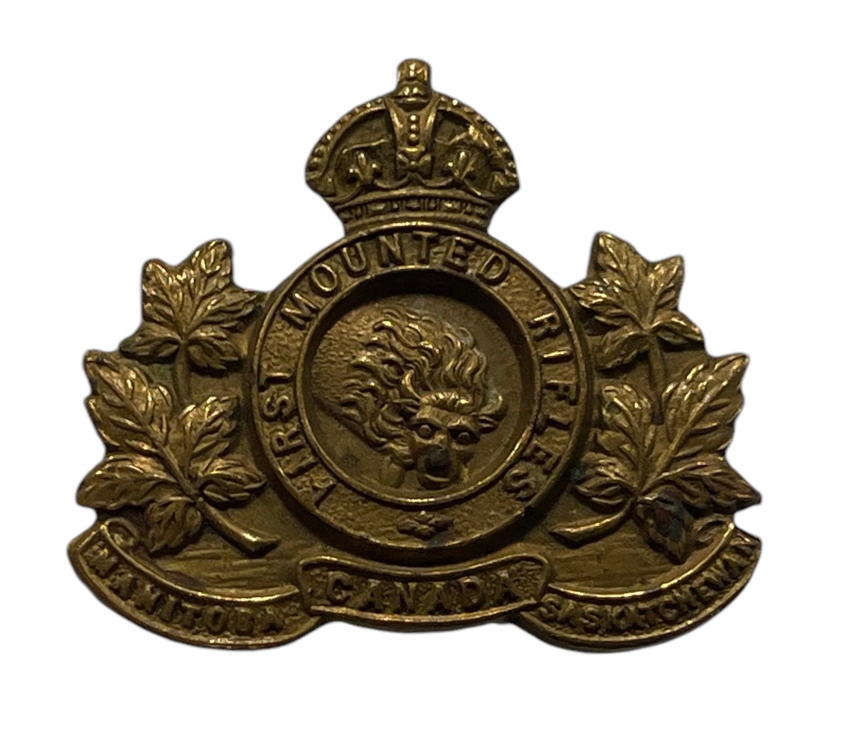 WW1 CEF 1st Mounted Rifles Collar Badge – Marway Militaria Inc ...