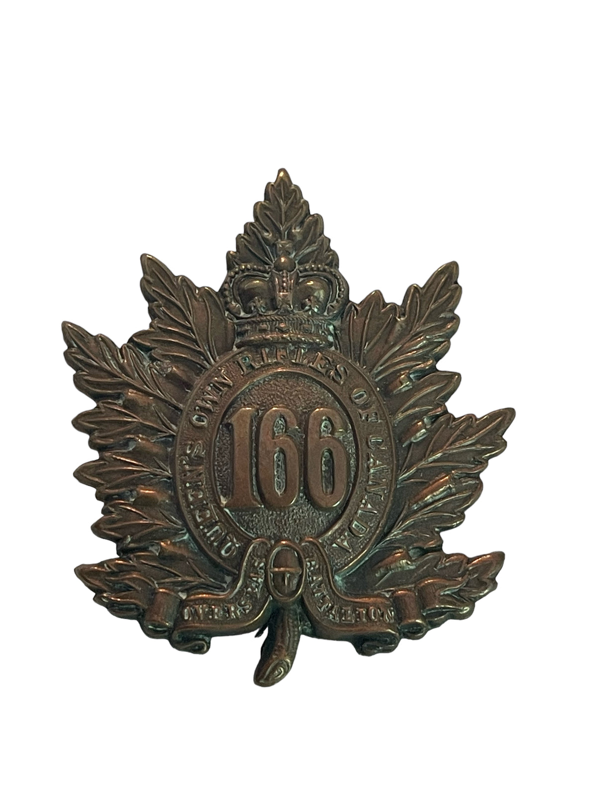 WW1 CEF 166th Battalion Cap Badge – Marway Militaria Inc & Winnipeg ...