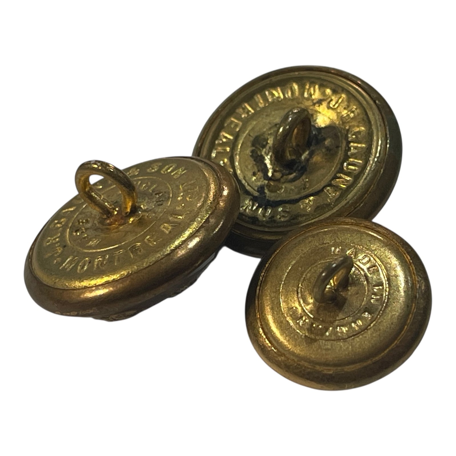 Lot of 3 RCMP Uniform Buttons – Marway Militaria Inc & Winnipeg Army ...
