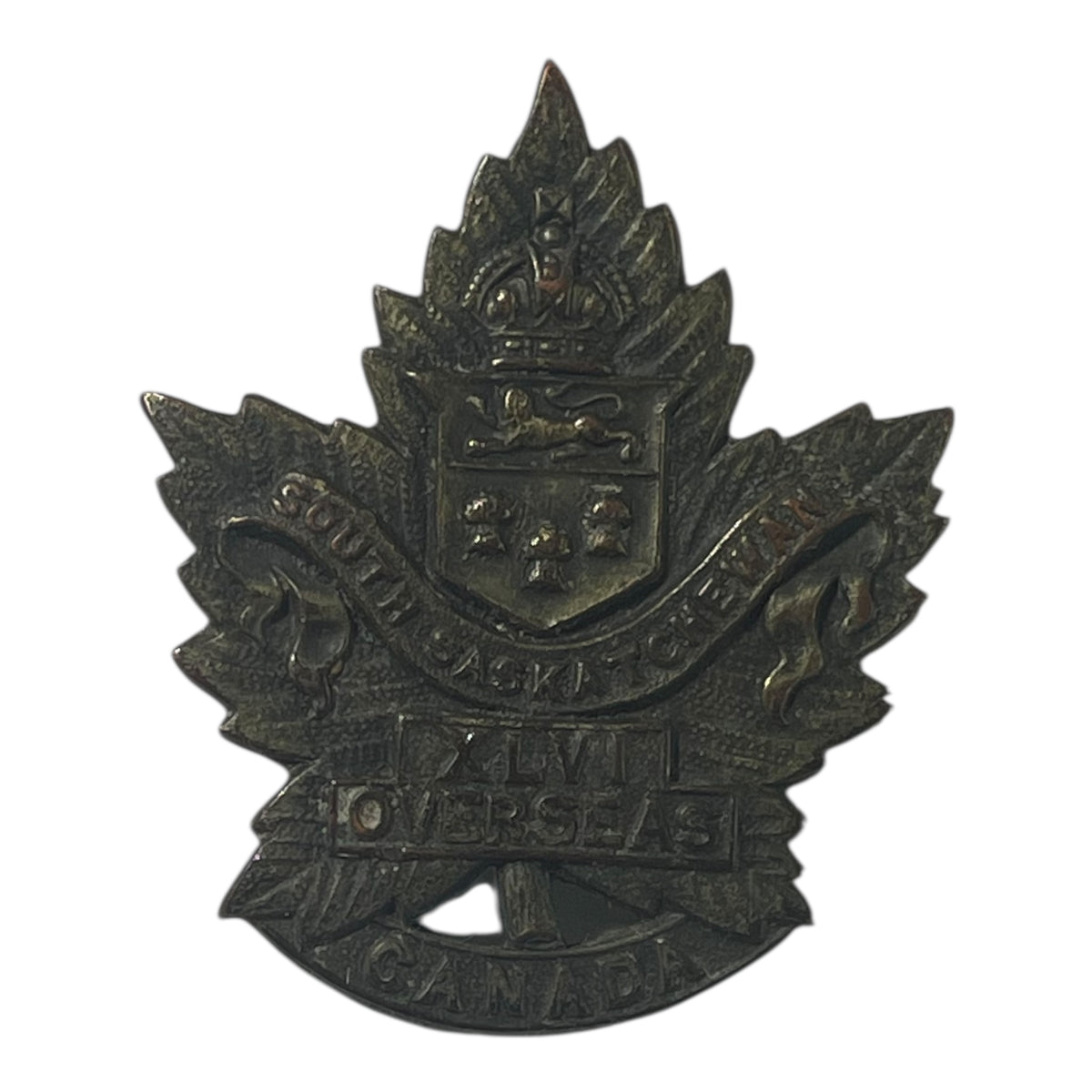 WW1 CEF 46th Battalion Cap Badge – Marway Militaria Inc & Winnipeg Army ...