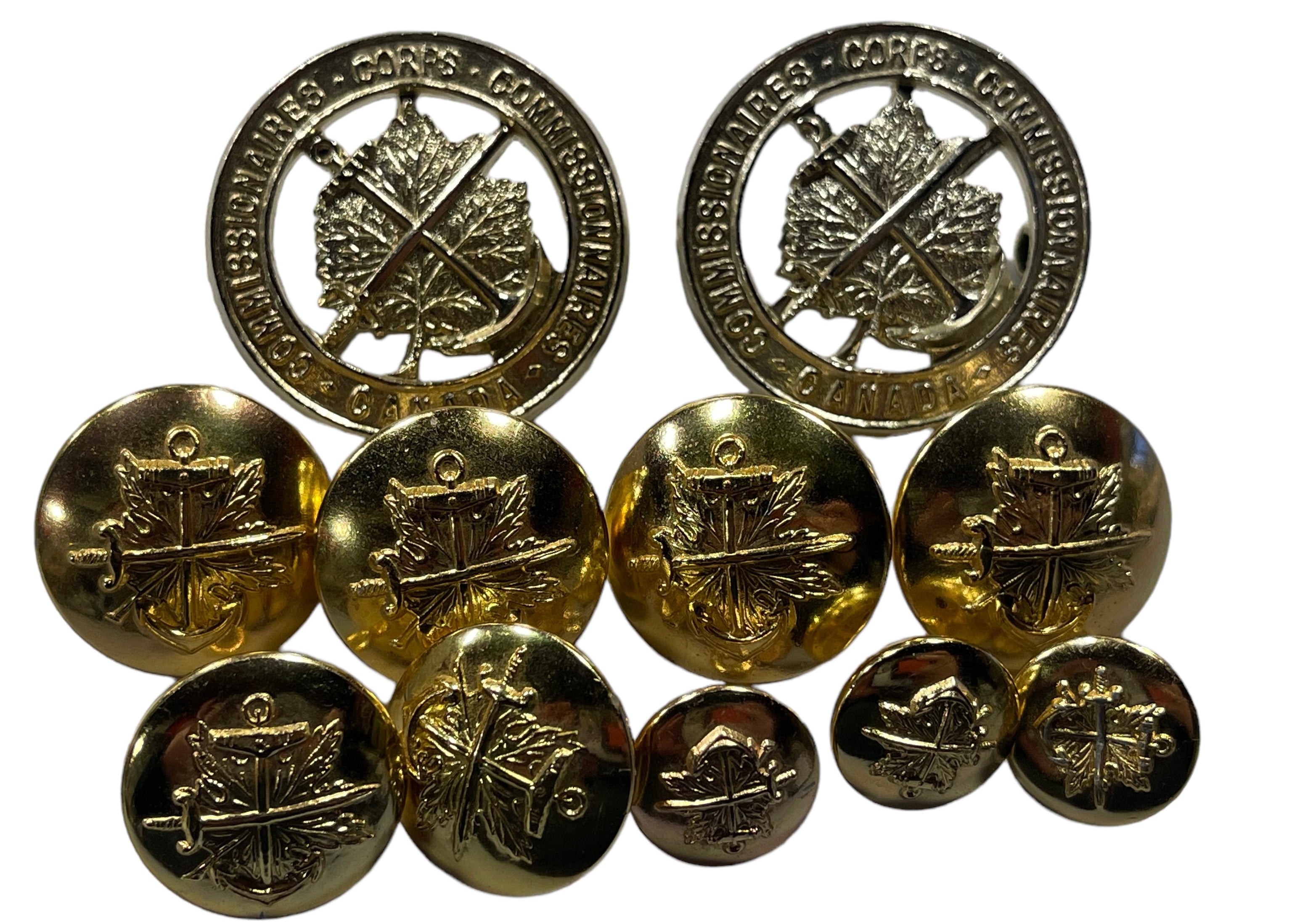 Lot of Canadian Corps of Commissionaires Badges & Buttons – Marway ...