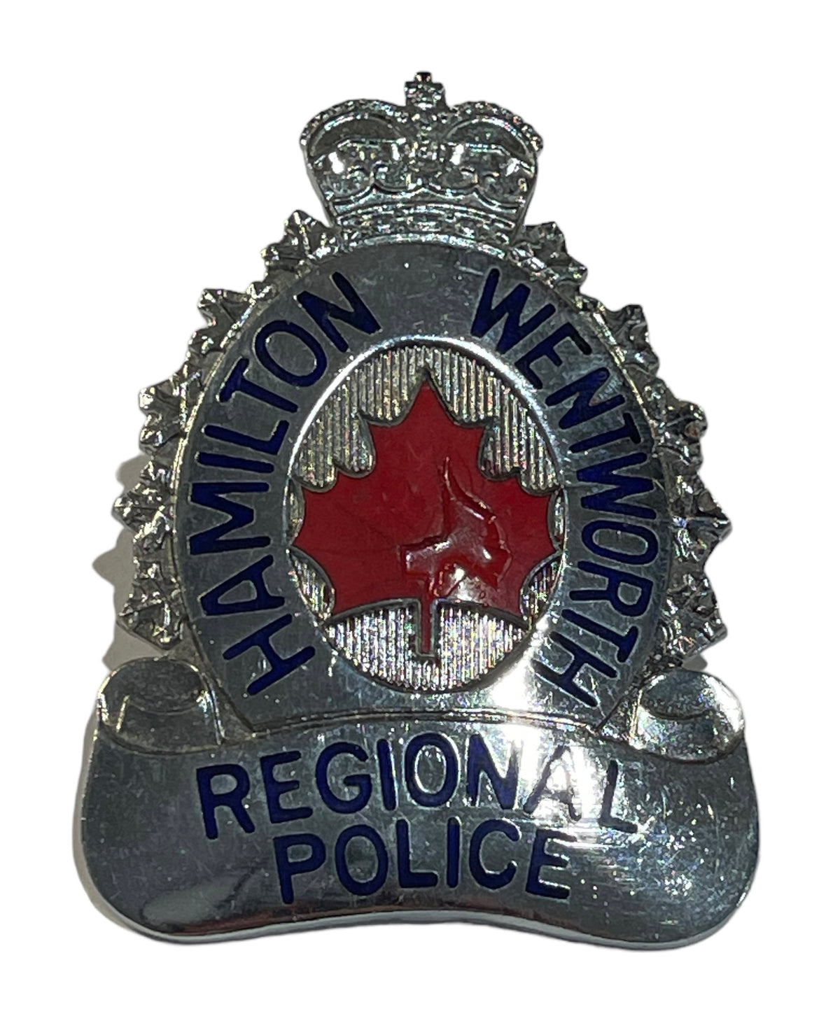 Obsolete Hamilton Wentworth Ontario Police Badge – Marway Militaria Inc ...