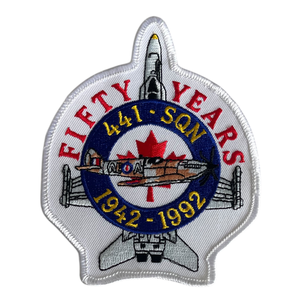 RCAF / CAF 441 SQUADRON 50TH ANNIVERSARY FLIGHT SUIT JACKET CREST / PA ...