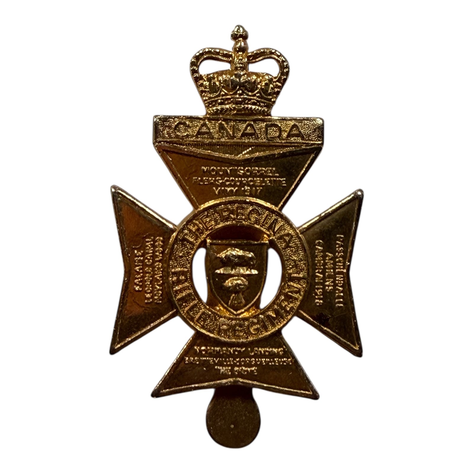 Regina Rifle Regiment Cap Badge – Marway Militaria Inc & Winnipeg Army ...