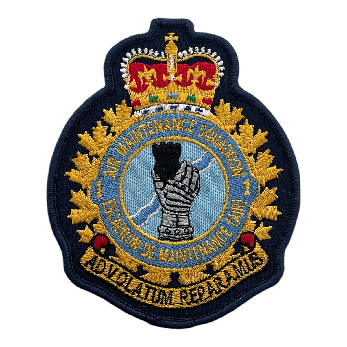 RCAF / CAF 1 AIR MAINTENANCE SQUADRON FLIGHT SUIT JACKET CREST / PATCH ...