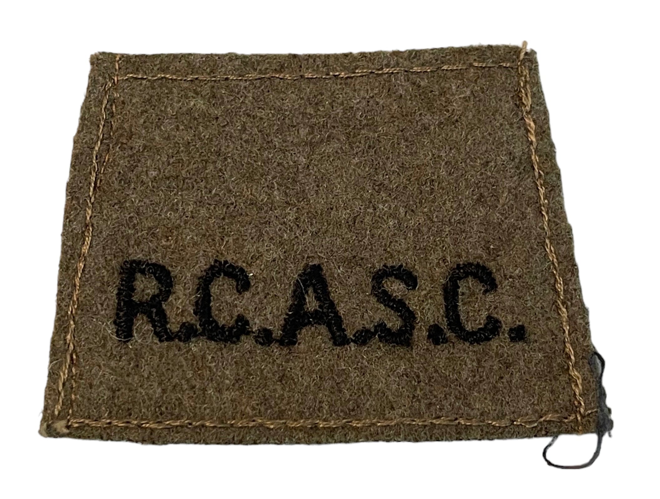 WW2 RCASC Slip on Title – Marway Militaria Inc & Winnipeg Army Surplus