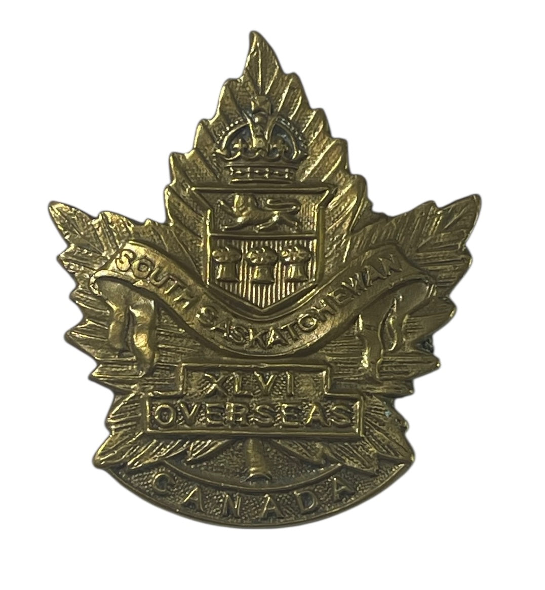 WW1 CEF 46th Battalion Cap Badge – Marway Militaria Inc & Winnipeg Army ...