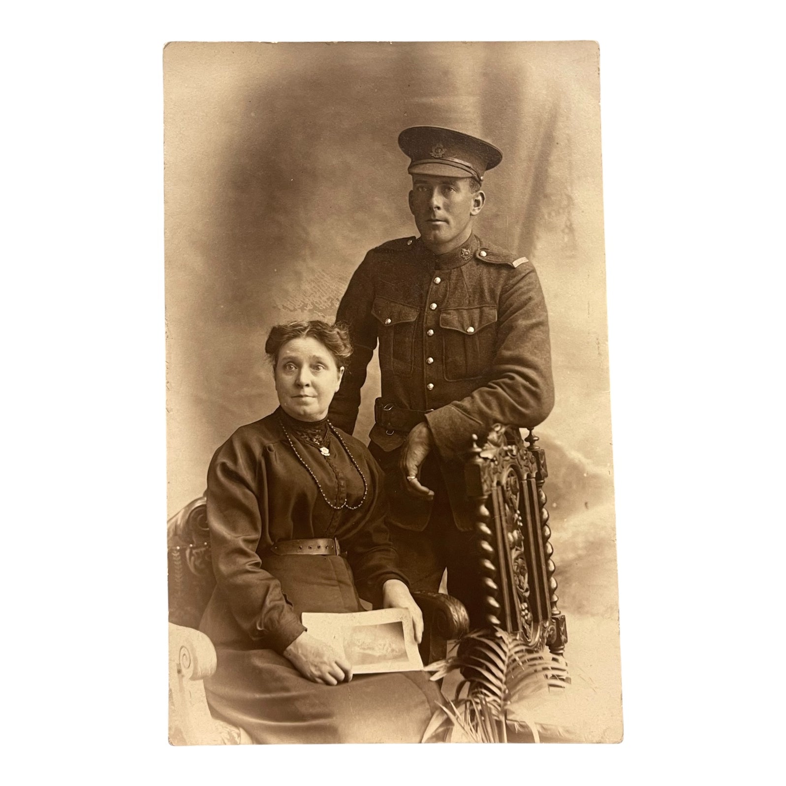 WW1 era Postcard with 61st Battalion Soldier – Marway Militaria Inc ...