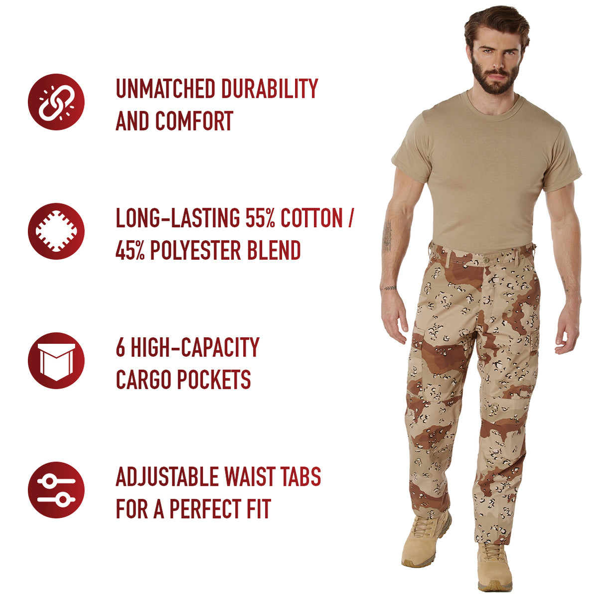 6-Color Desert Camo BDU Camo Pants – Marway Militaria Inc & Winnipeg ...