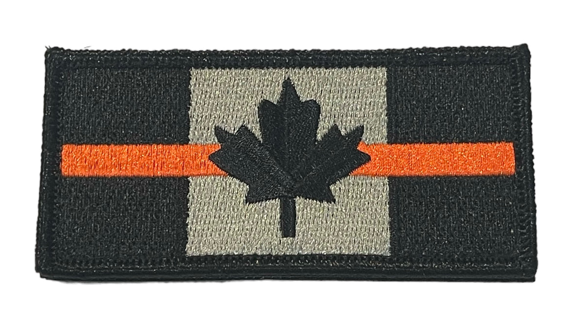 Canadian Thin Orange Line Velcro Patch – Marway Militaria Inc ...