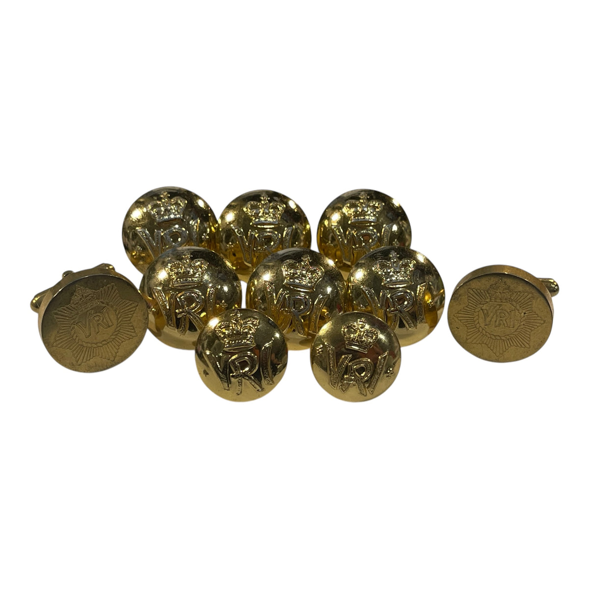 Lot of RCR Uniform Buttons and Cuff Links – Marway Militaria Inc ...