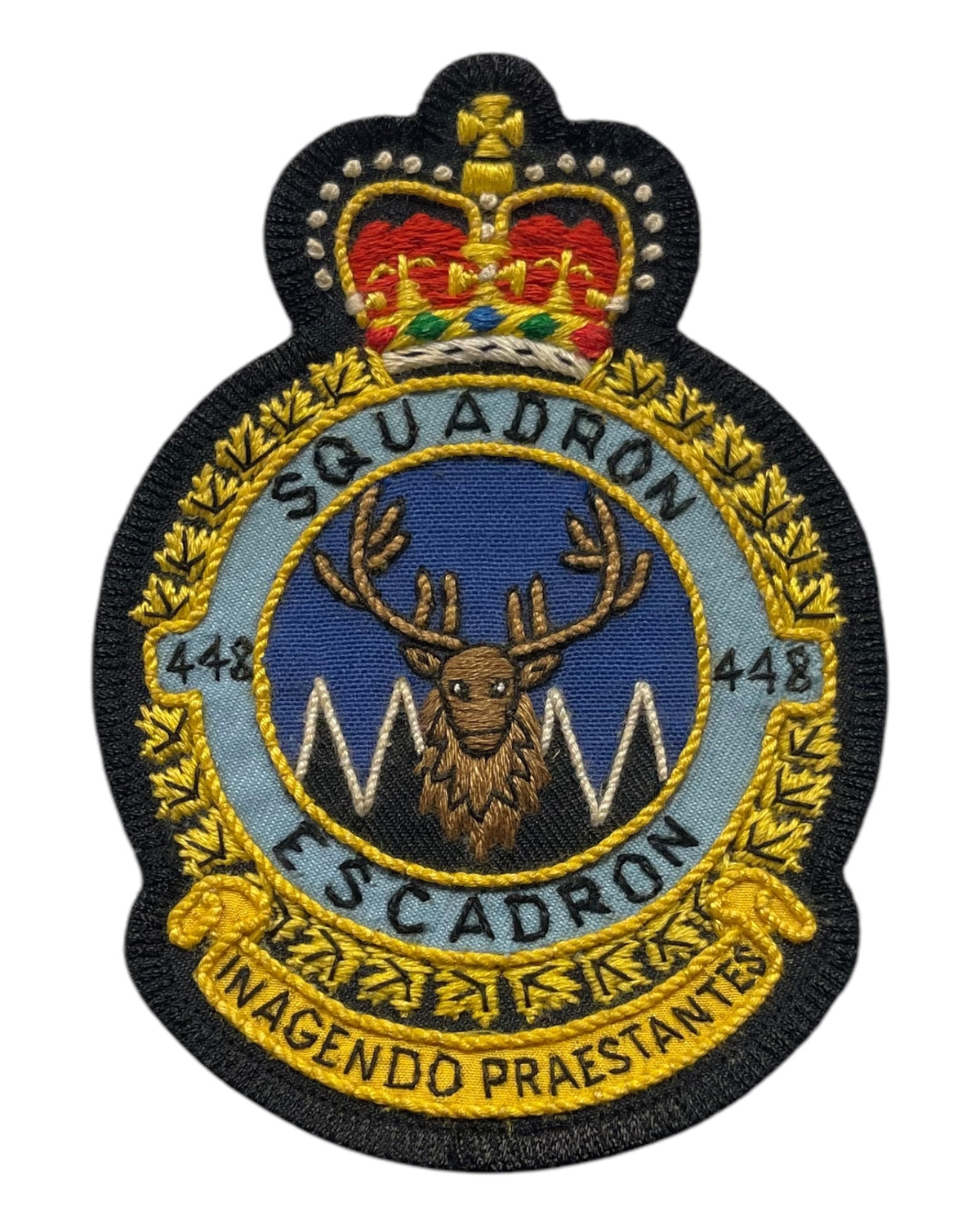 RCAF / CAF 448 SQUADRON FLIGHT SUIT JACKET CREST / PATCH – Marway Militaria Inc & Winnipeg Army ...