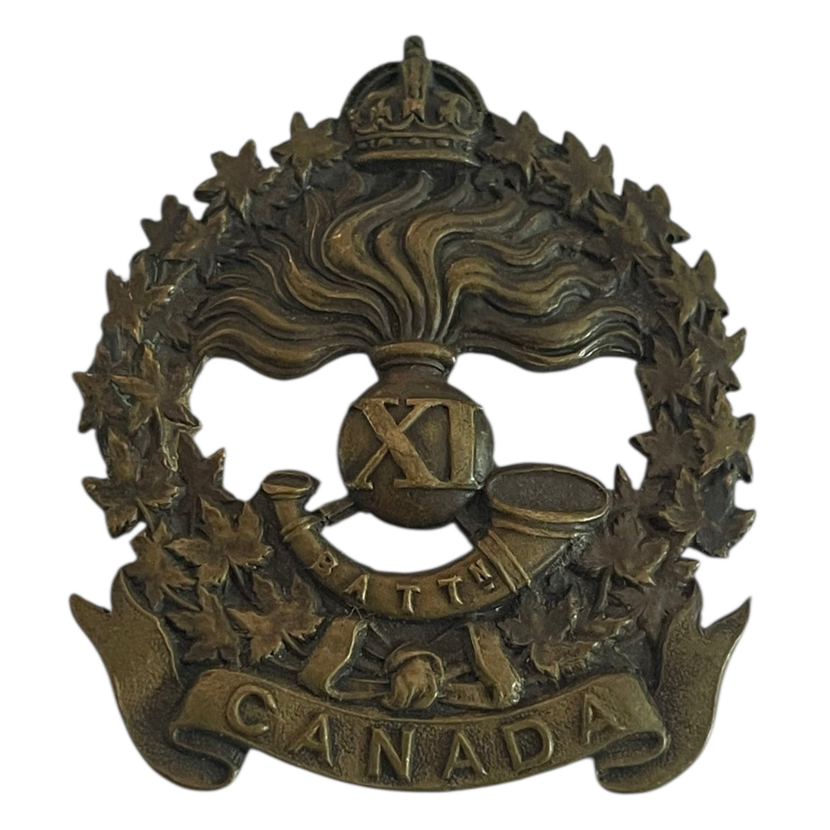 WW1 CEF 11th Battalion Cap Badge - Officers – Marway Militaria Inc ...