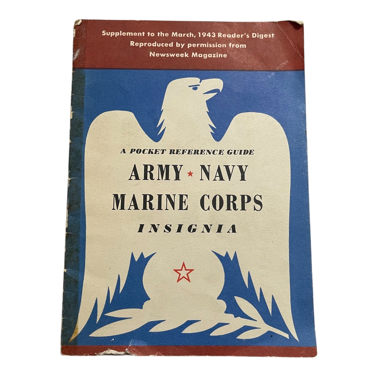 Booklet: Pocket Reference Guide Army, Navy, Marine Corps Insignia ...