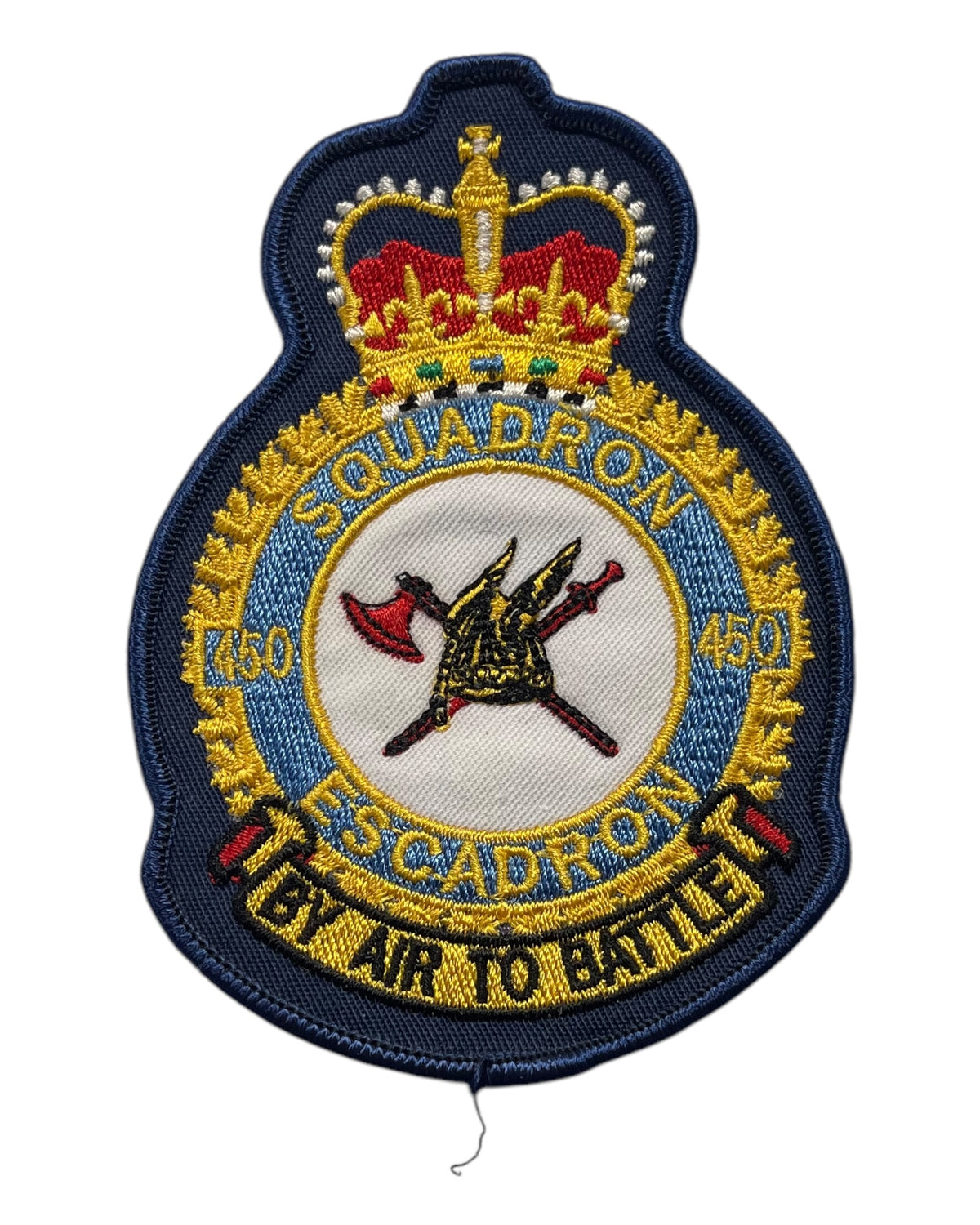 RCAF / CAF 450 SQUADRON FLIGHT SUIT JACKET CREST / PATCH – Marway Militaria Inc & Winnipeg Army ...