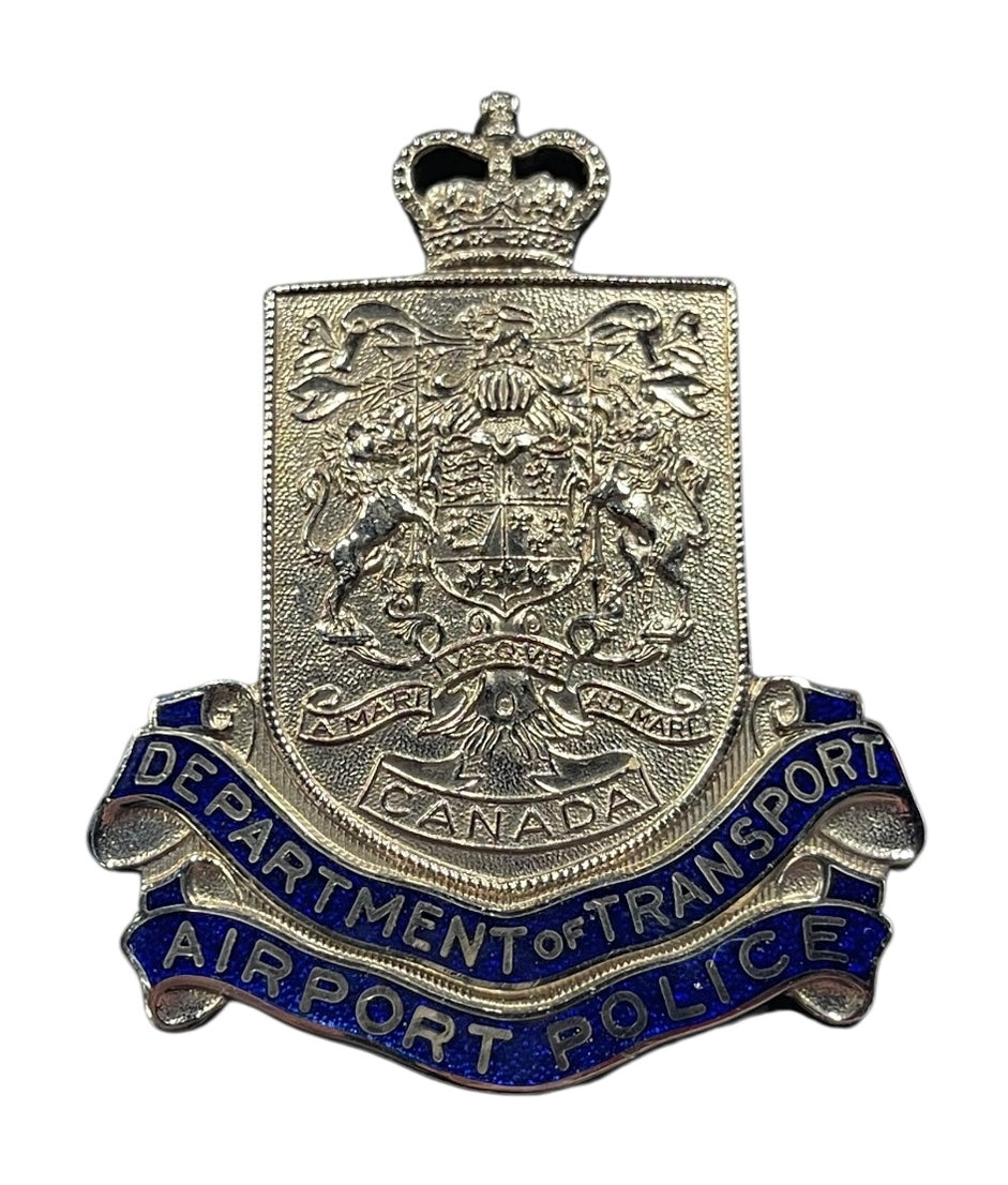 Canadian Department of Transport Airport Police Badge – Marway ...