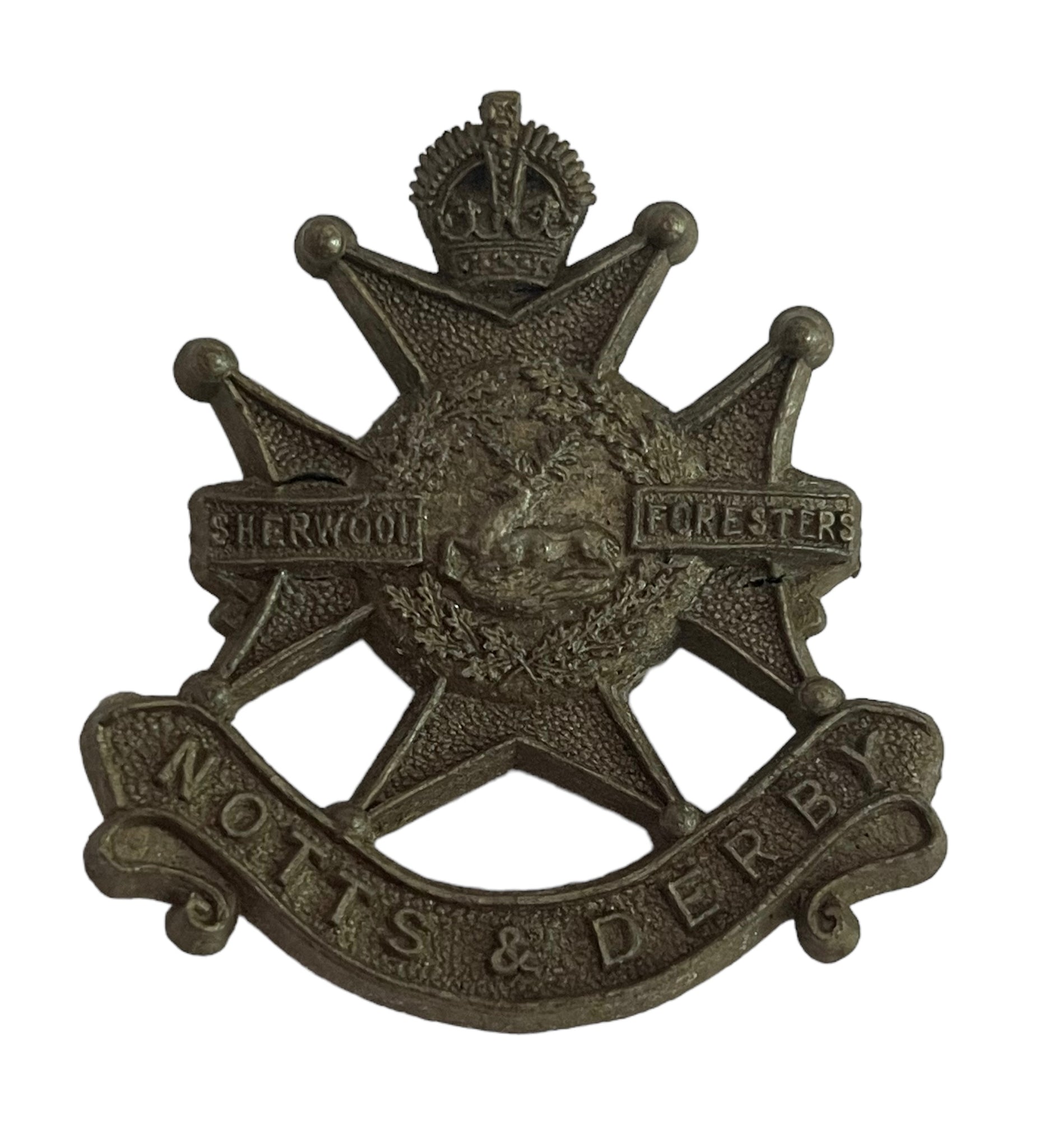 WW2 British Notts & Derby Regiment Plastic Economy Cap Badge – Marway ...