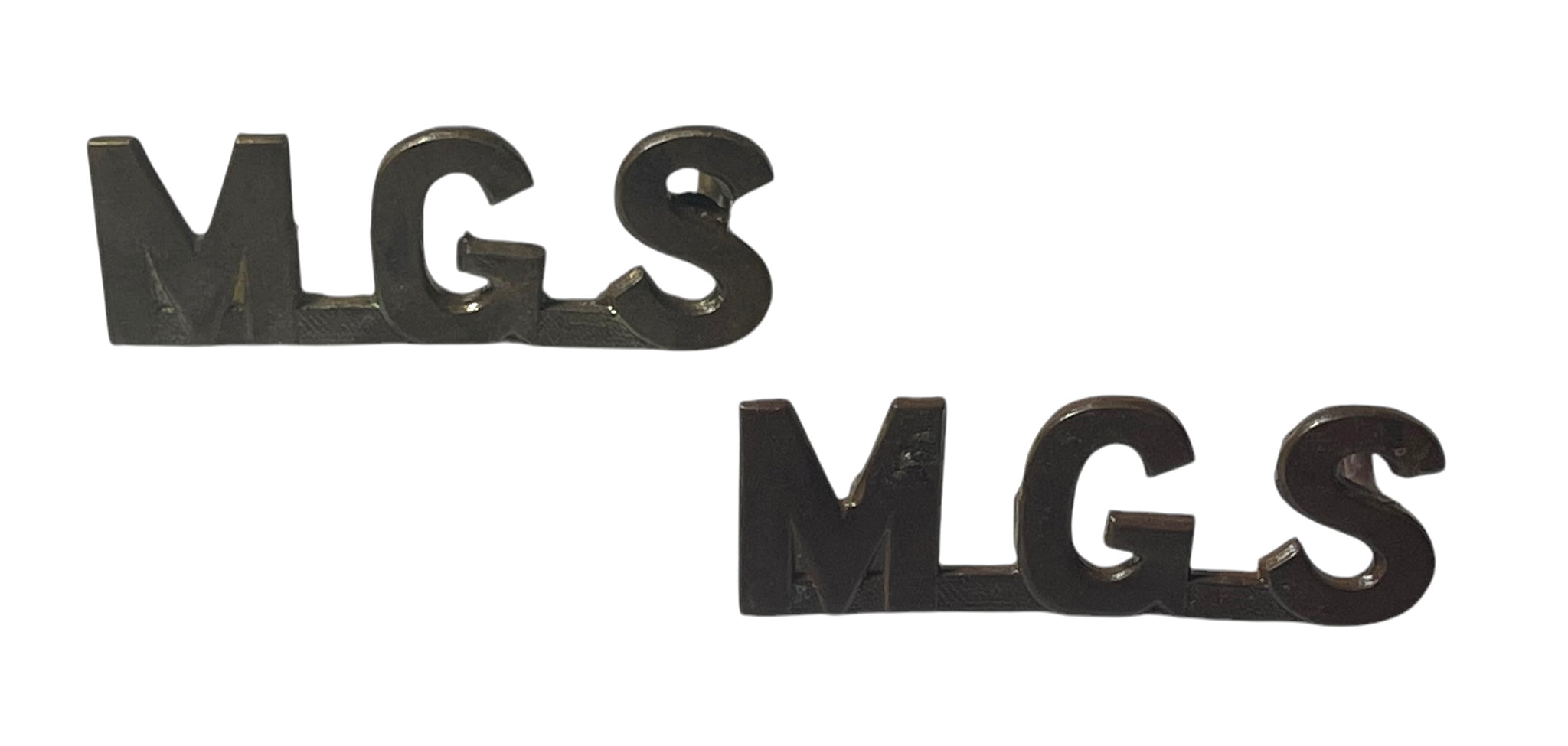 WW1 CEF MGS Machine Gun Section Shoulder Title Badge Pair – Marway ...