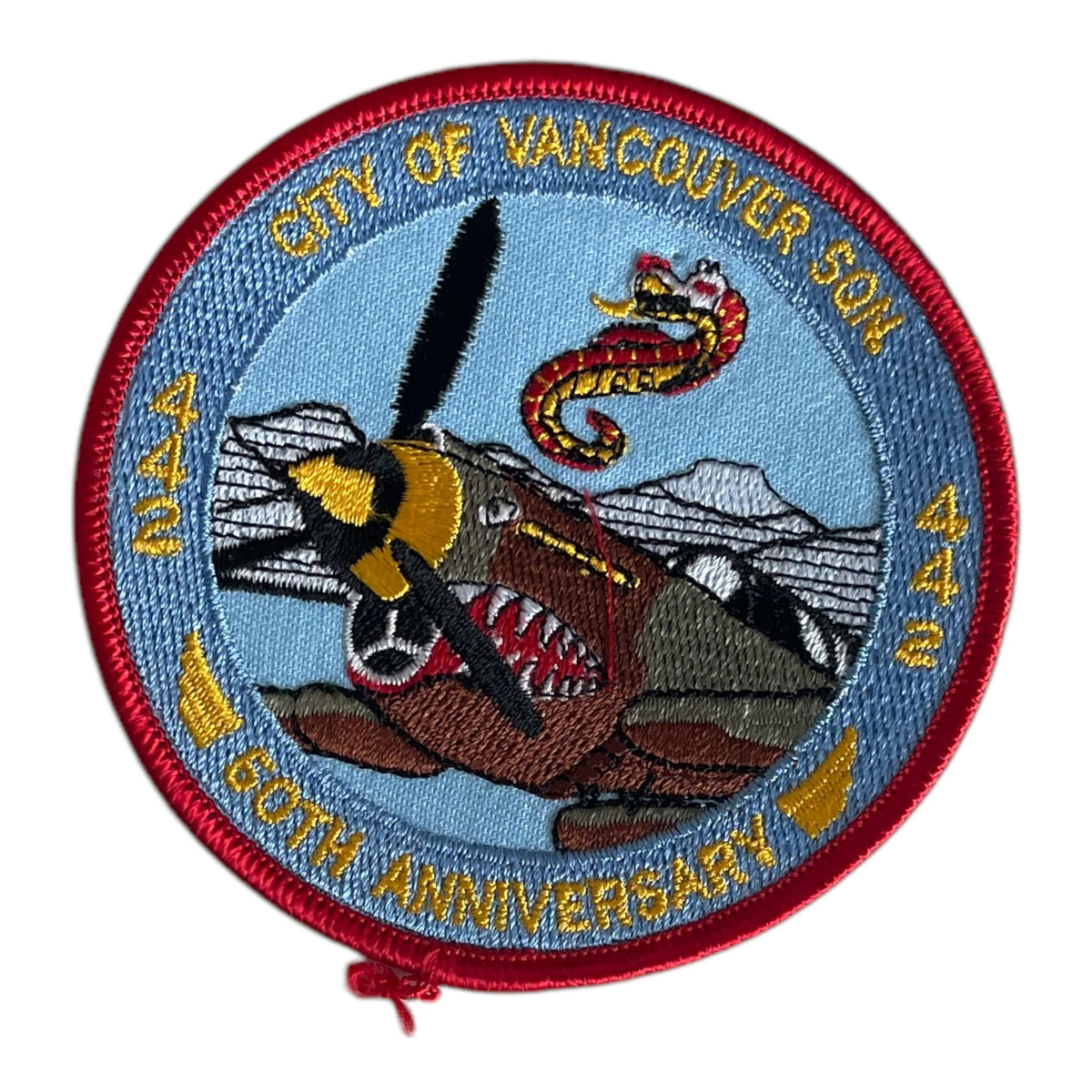 RCAF / CAF 442 SQUADRON 60TH ANNIVERSARY FLIGHT SUIT JACKET CREST / PA ...