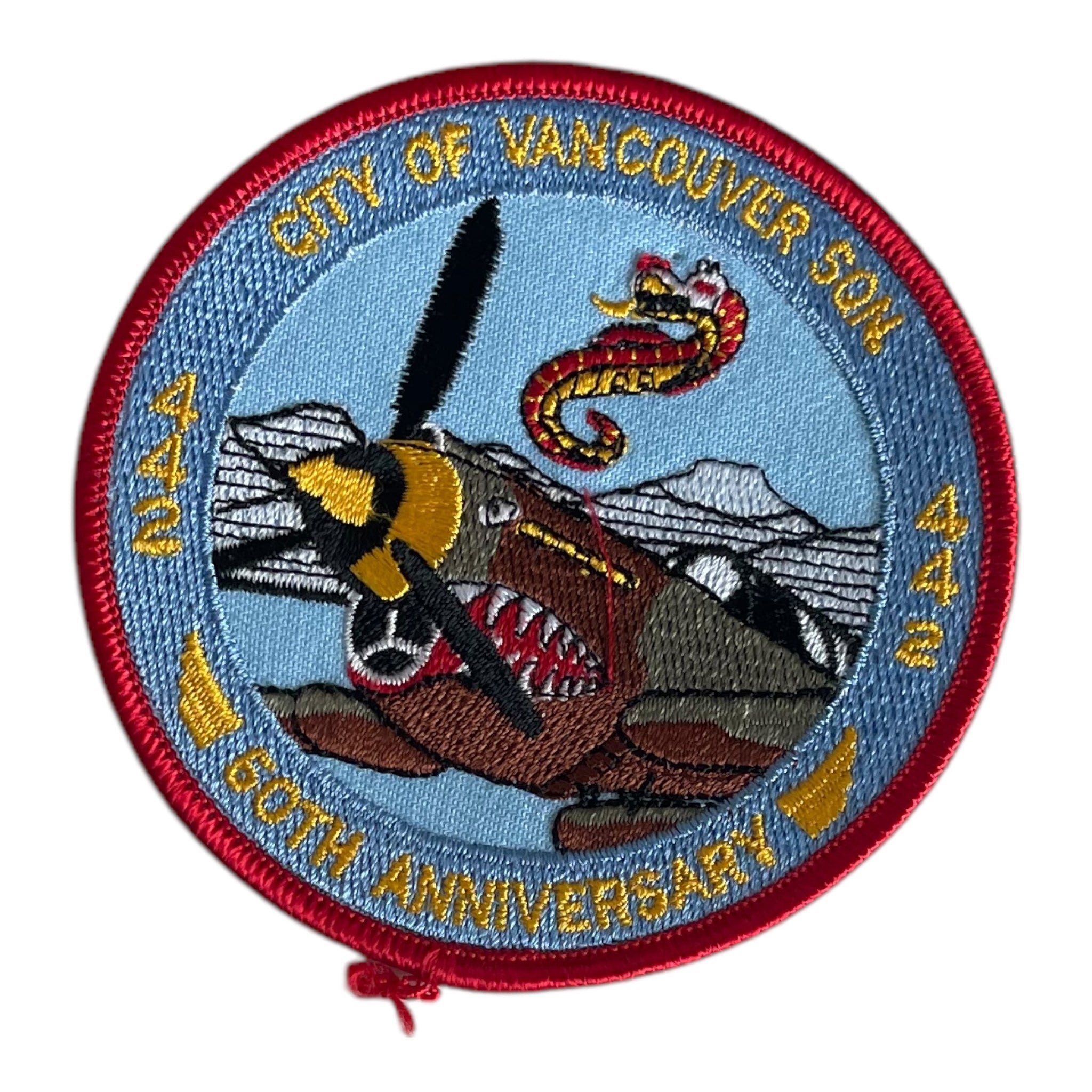 RCAF / CAF 442 SQUADRON 60TH ANNIVERSARY FLIGHT SUIT JACKET CREST / PA ...
