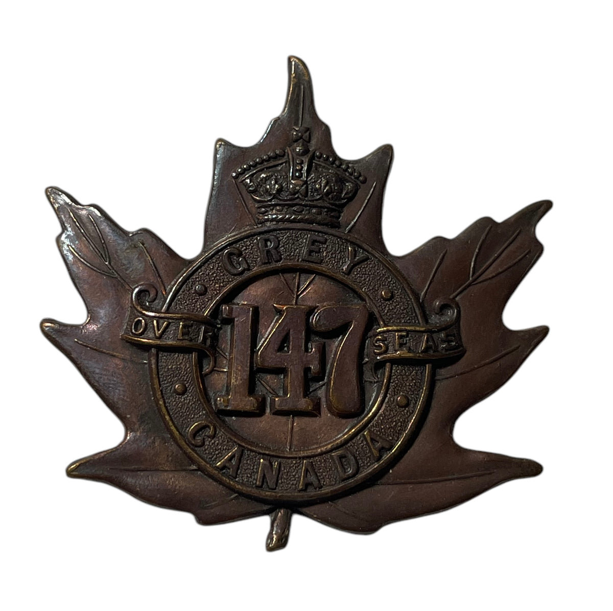 WW1 CEF 147th Battalion Cap Badge – Marway Militaria Inc & Winnipeg ...