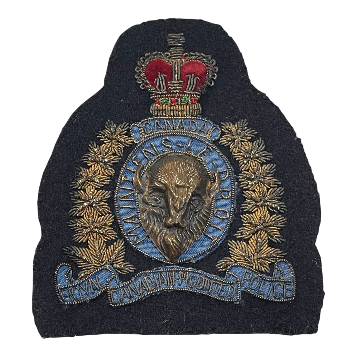 Old Vintage RCMP Jacket Crest – Marway Militaria Inc & Winnipeg Army ...