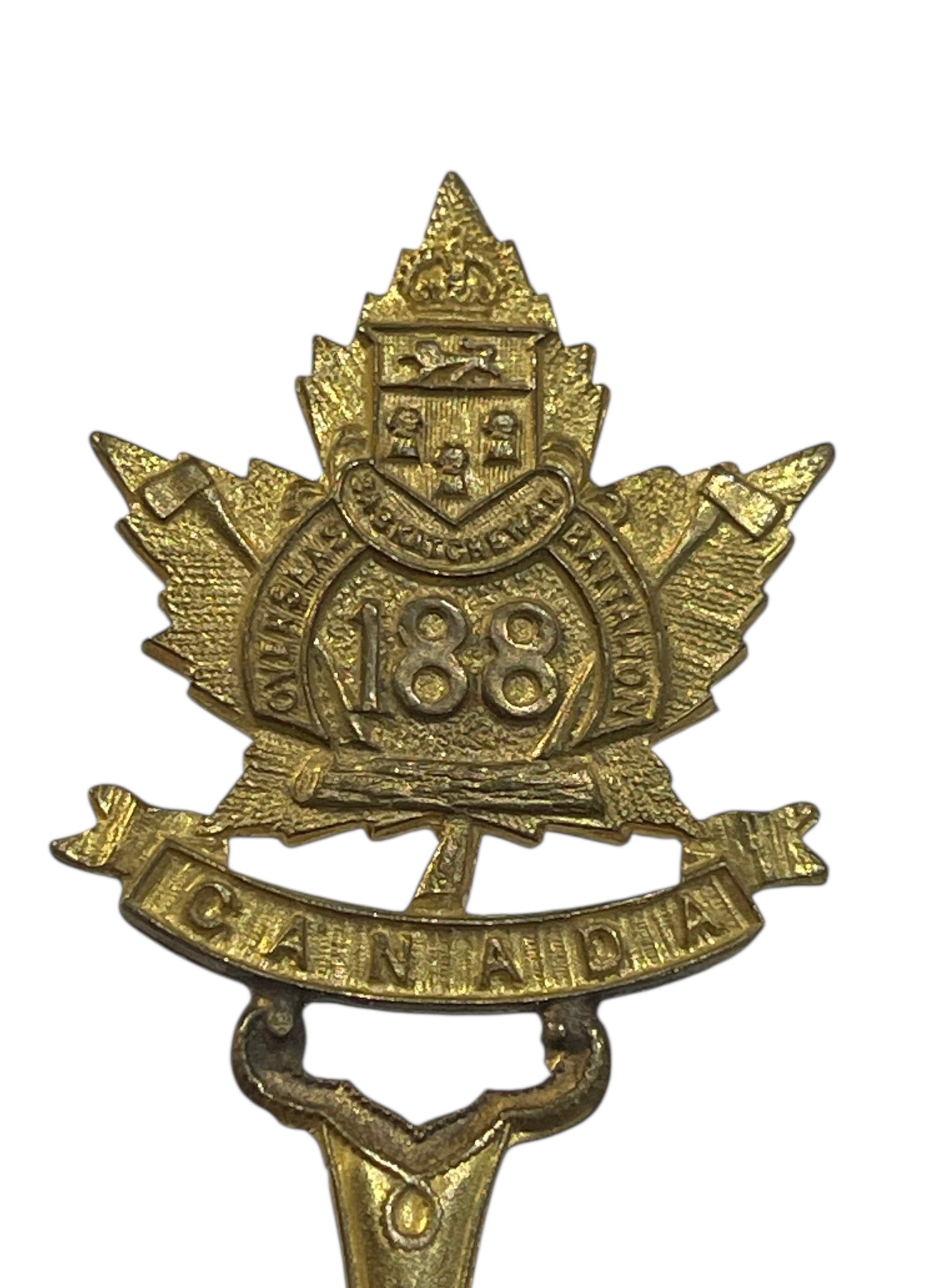 WW1 CEF 1916 Camp Hughes 188th Battalion SOUVENIR SPOON – Marway ...
