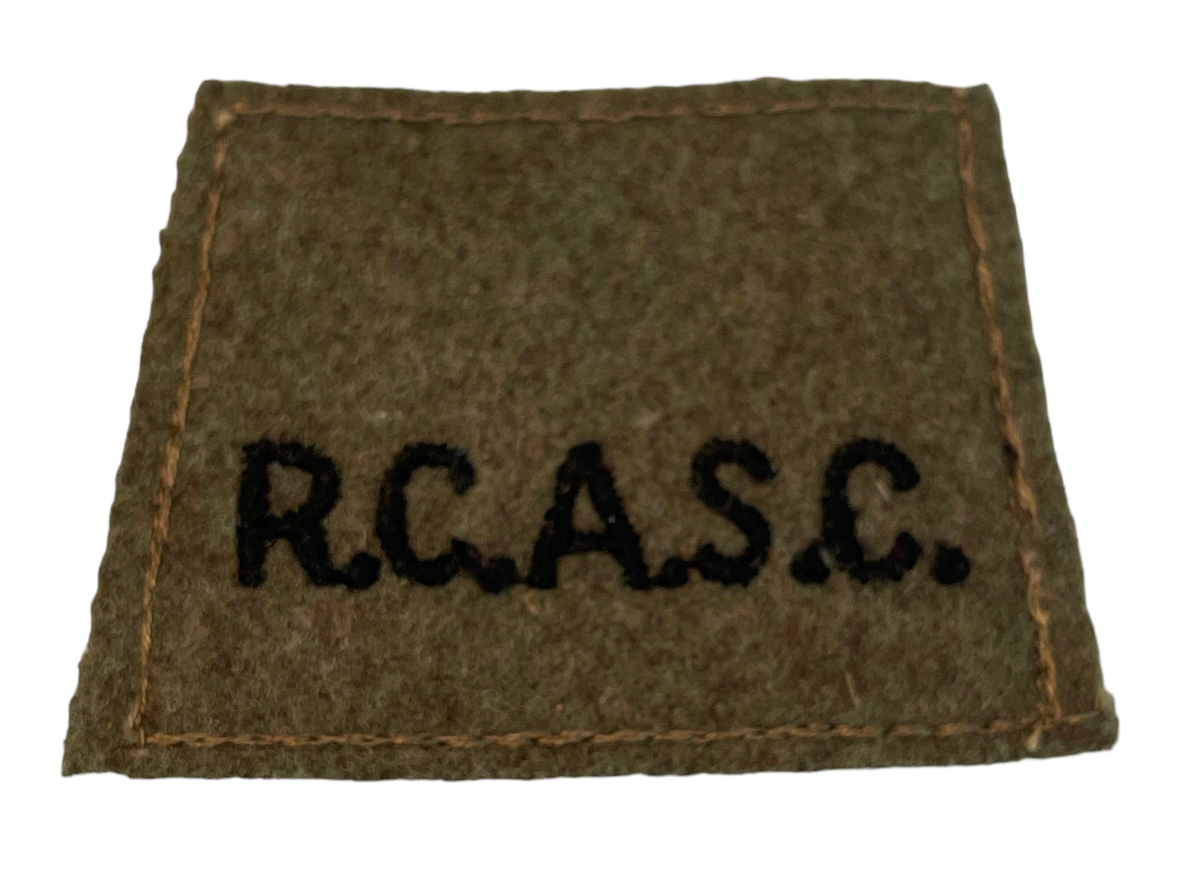 WW2 RCASC Slip on Title – Marway Militaria Inc & Winnipeg Army Surplus