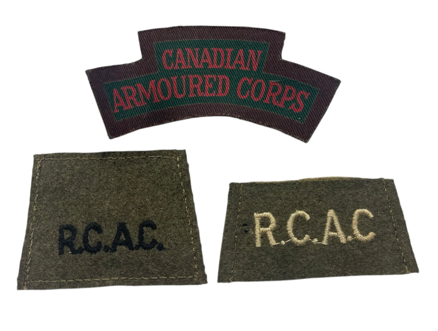 WW2 Canadian Armoured Corps Flash Lot – Marway Militaria Inc & Winnipeg ...