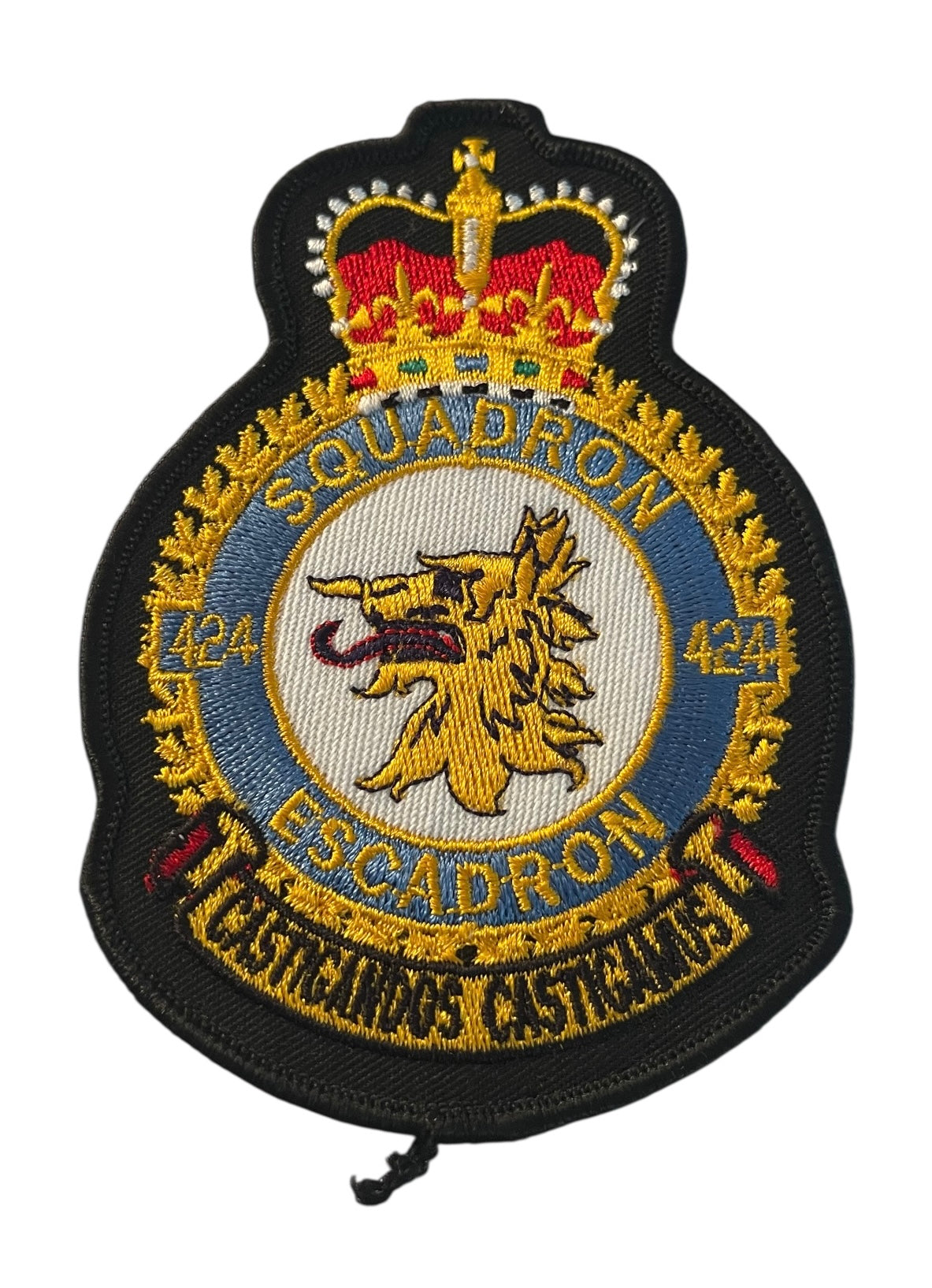 RCAF / CAF 424 Squadron FLIGHT SUIT JACKET CREST / PATCH – Marway ...