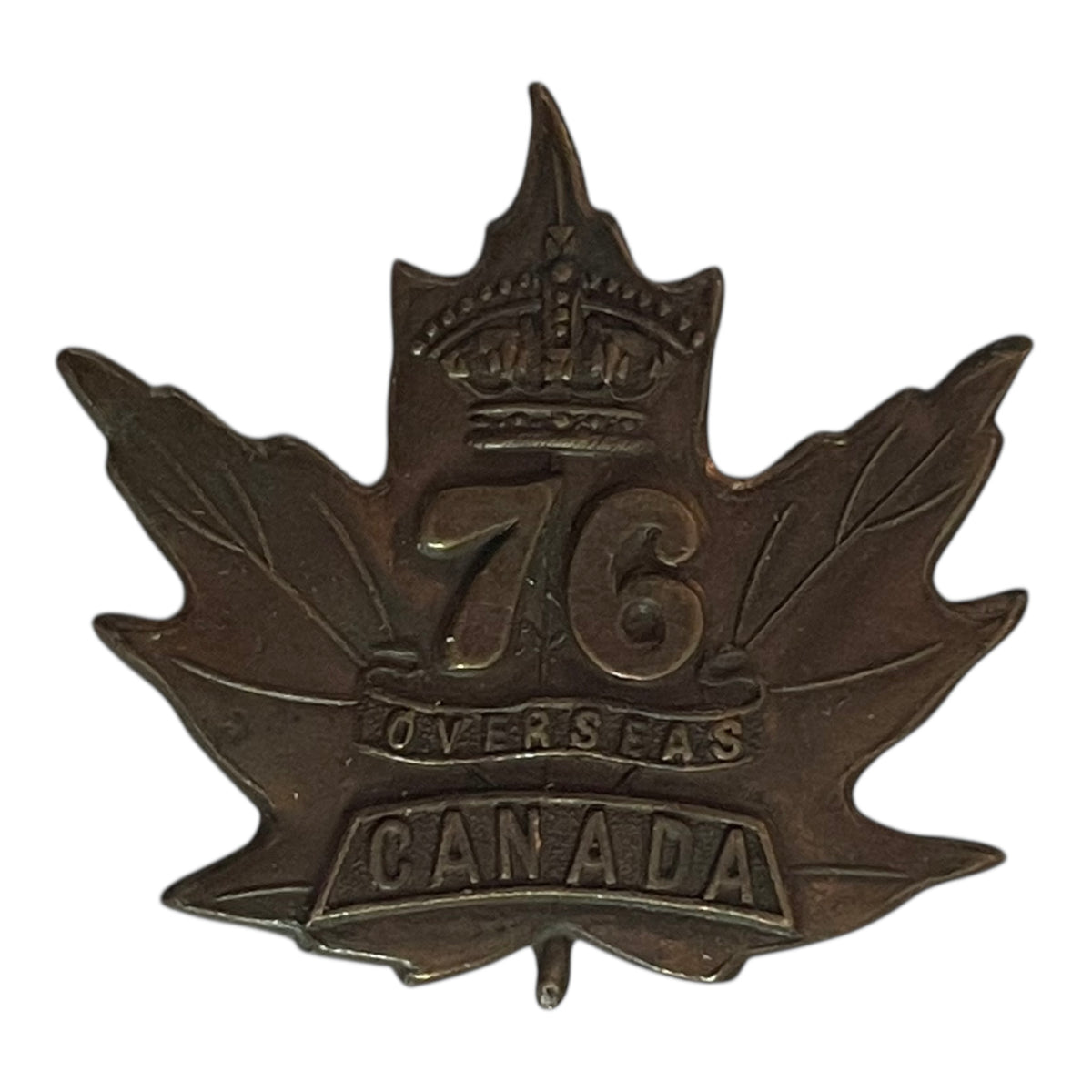 WW1 CEF 76th Battalion Collar Badge – Marway Militaria Inc & Winnipeg ...